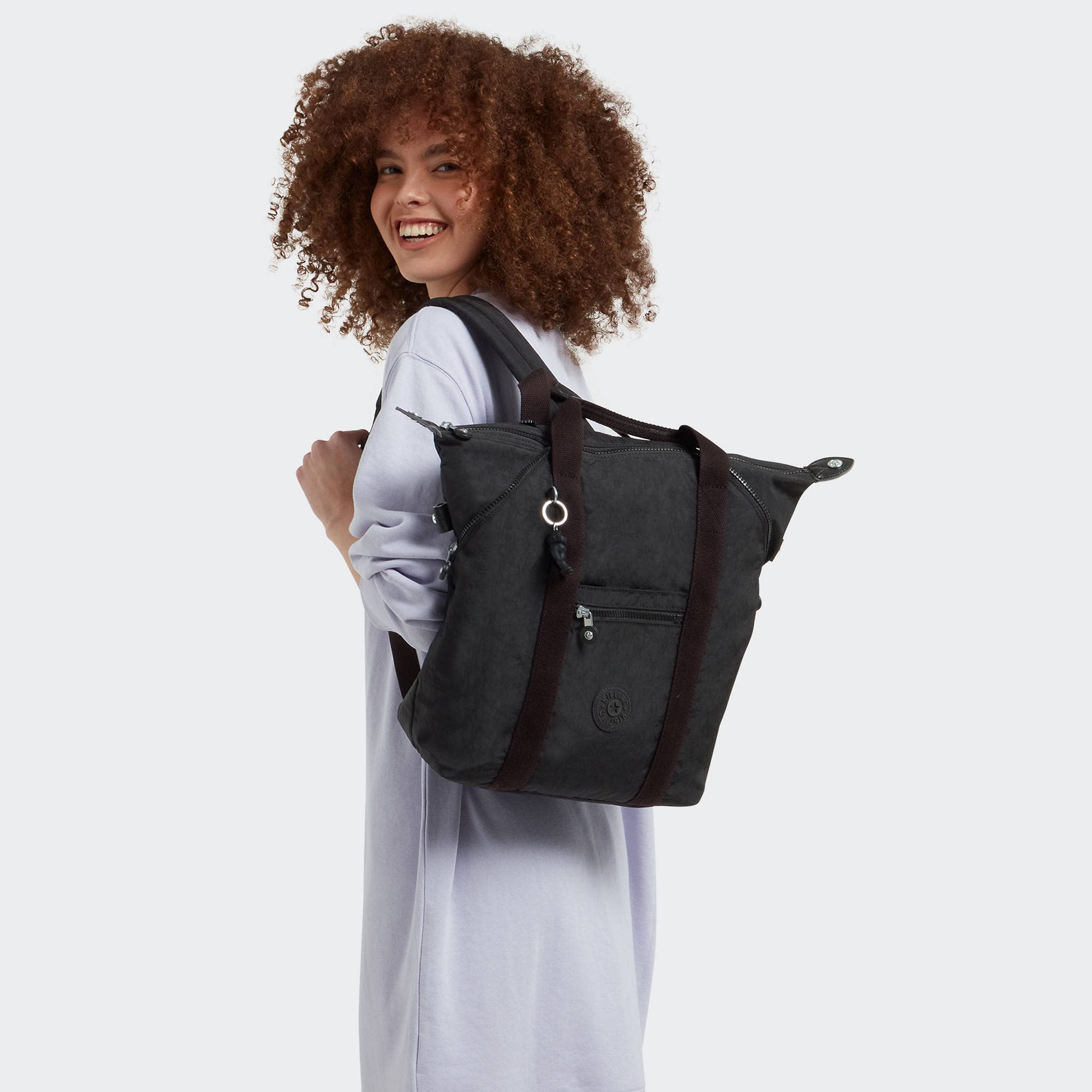 Kipling Art Tote 15" Laptop Backpack Black Noir