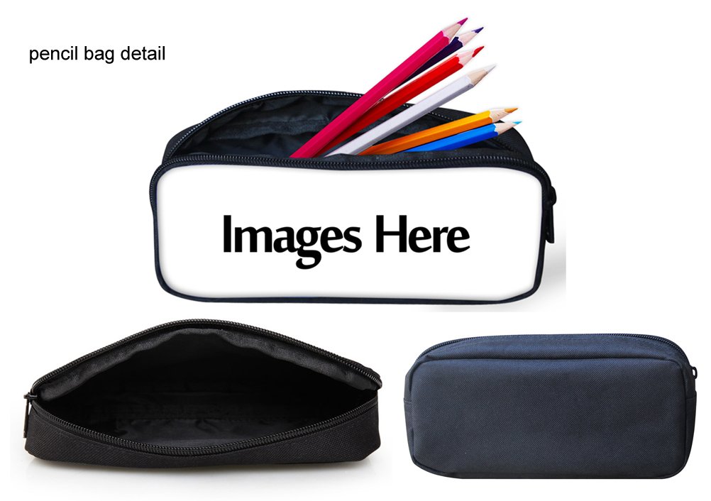 UNICEU Girl Boy Student Cute Lunch Bag Pencil Case Corgi Dog Printed School Backpack 3 Sets