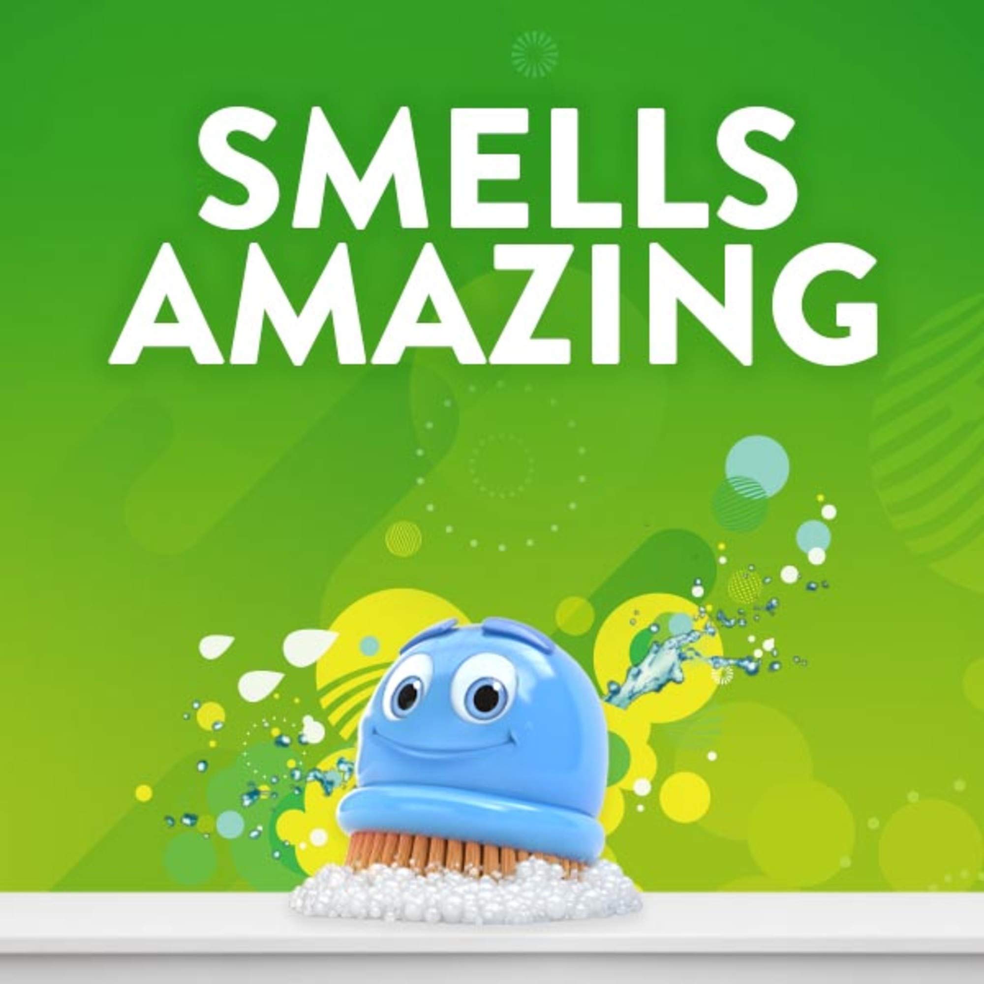 Scrubbing Bubbles Mega Shower Foamer Disinfecting Spray, Multi-Surface Bathroom and Tile Cleaner Grime Fighter, Removes 100% Soap Scum, Rainshower Scent, 32 oz