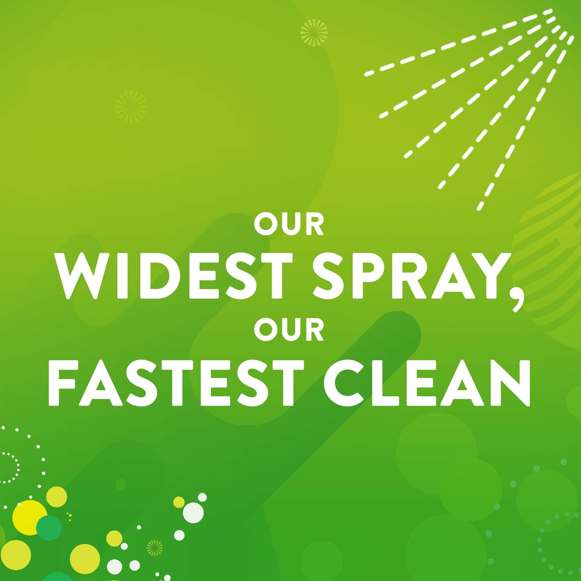 Scrubbing Bubbles Mega Shower Foamer Disinfecting Spray, Multi-Surface Bathroom and Tile Cleaner Grime Fighter, Removes 100% Soap Scum, Rainshower Scent, 32 oz
