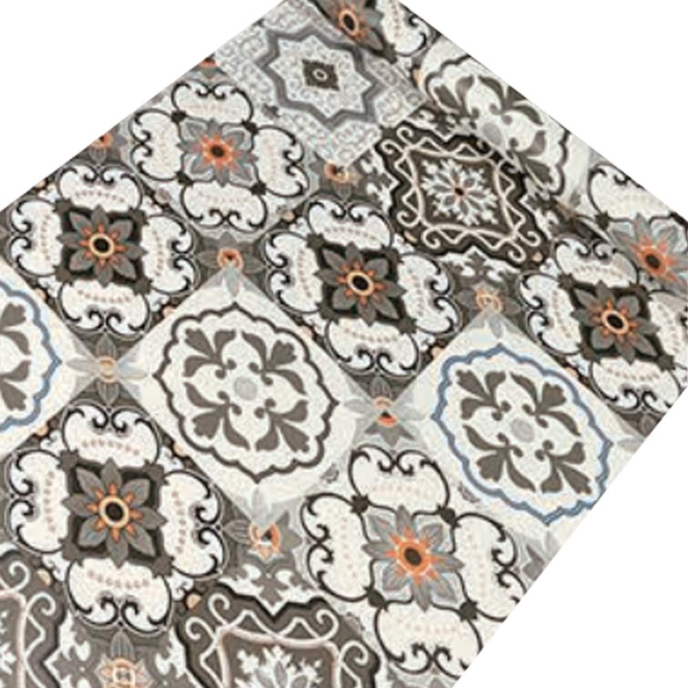 HOYOYO Brown Beige Kaleidoscope Shape Self-Adhesive Liner Paper,Square Kaleidoscope Shape Removable Peel and Stick Dresser Cabinets Furniture Table Desk Home Decor 17.8 x 118 inch