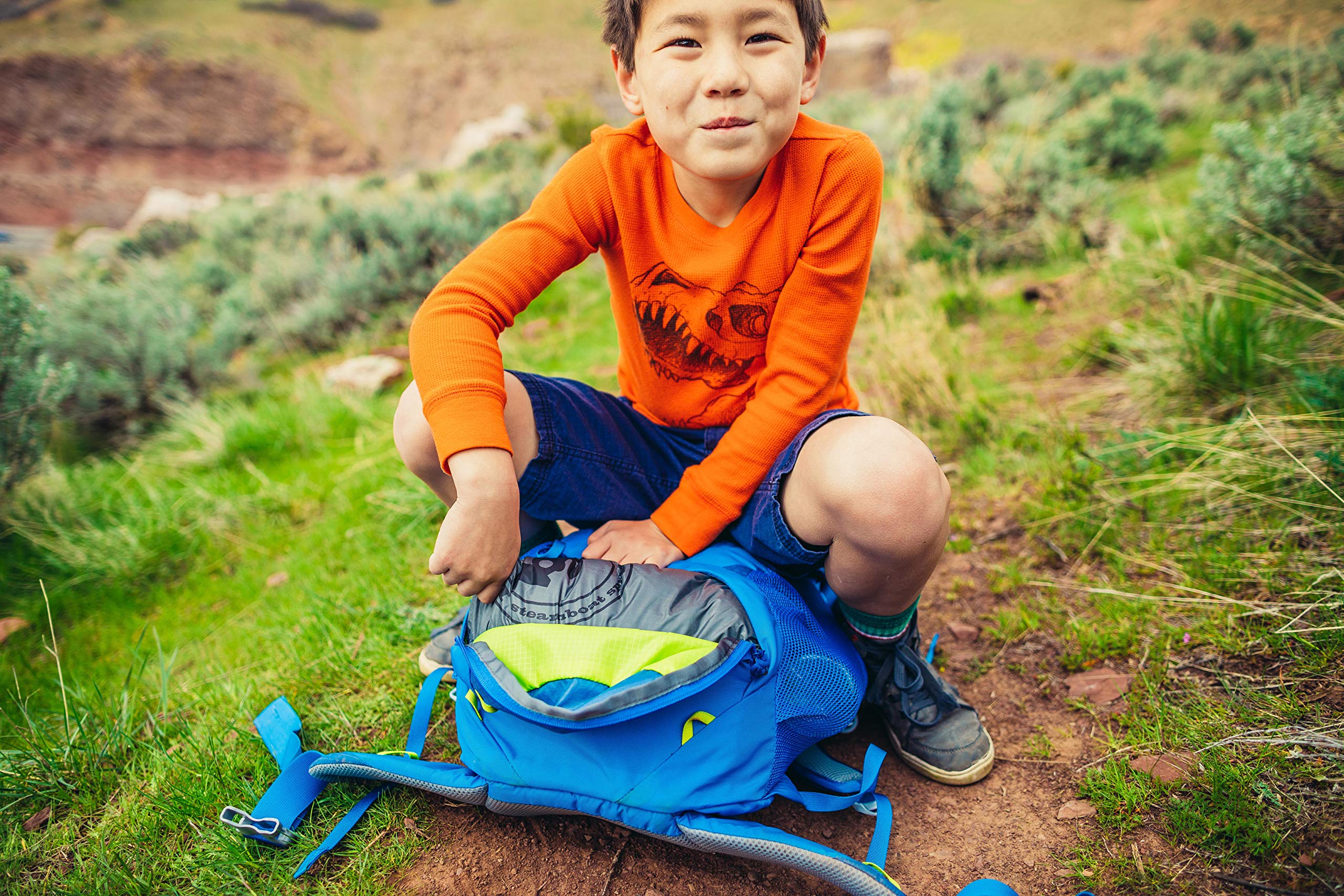 Gregory Mountain Products Icarus 40 Liter Kid's Hiking Backpack , Capri Green