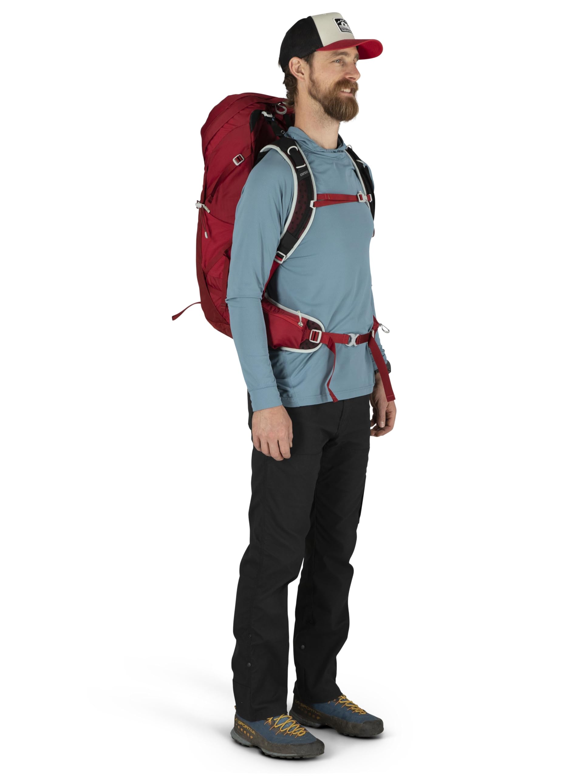 Osprey Talon 36 Men's Hiking Backpack, Stealth Black, Large/X-Large
