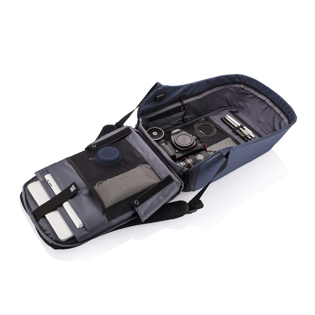 XD Design Bobby XL 17" Anti-Theft Laptop Backpack USB Port (Unisex Bag) (Navy)