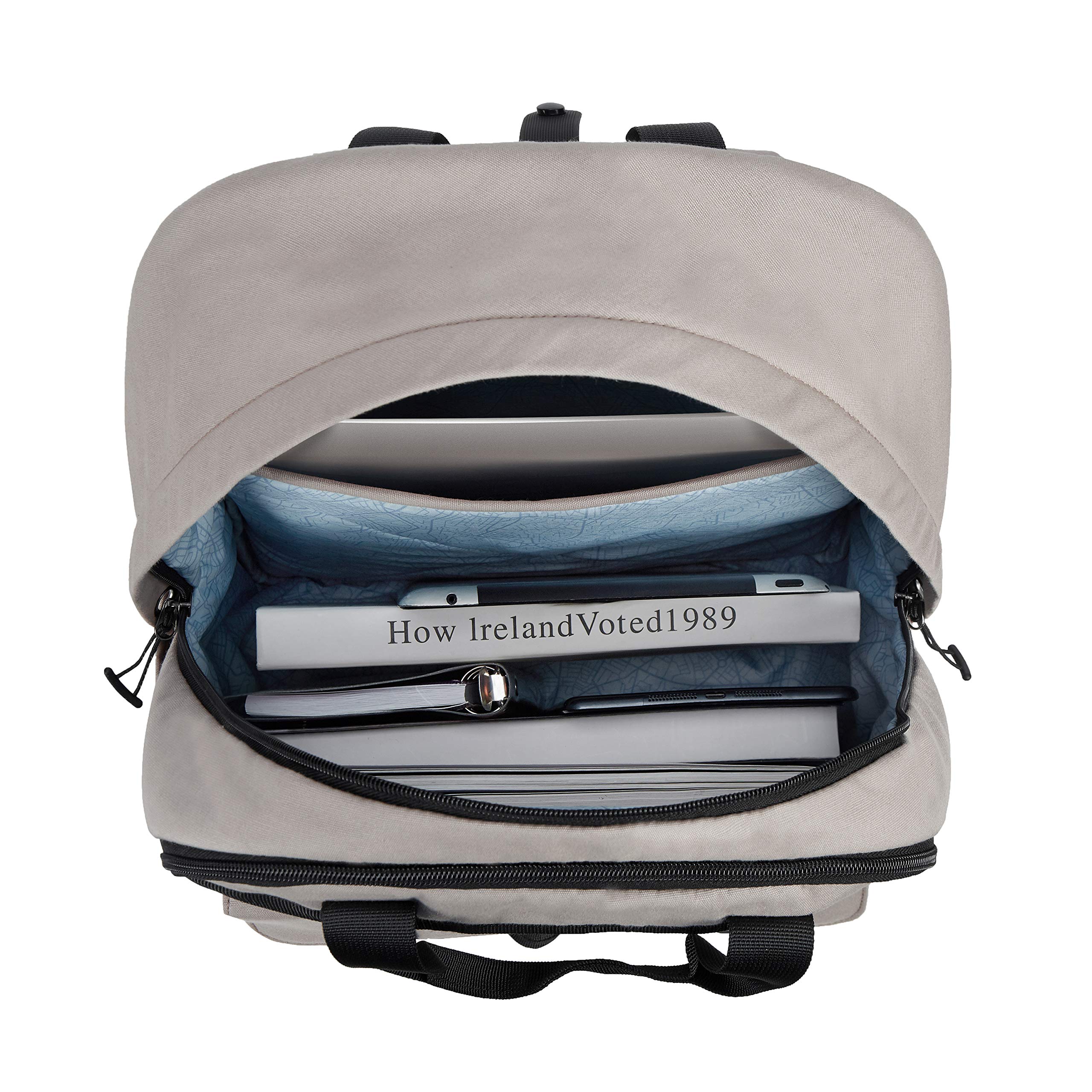 Travelon Origin-Sustainable-Anti-Theft-Large Backpack, Driftwood, One Size