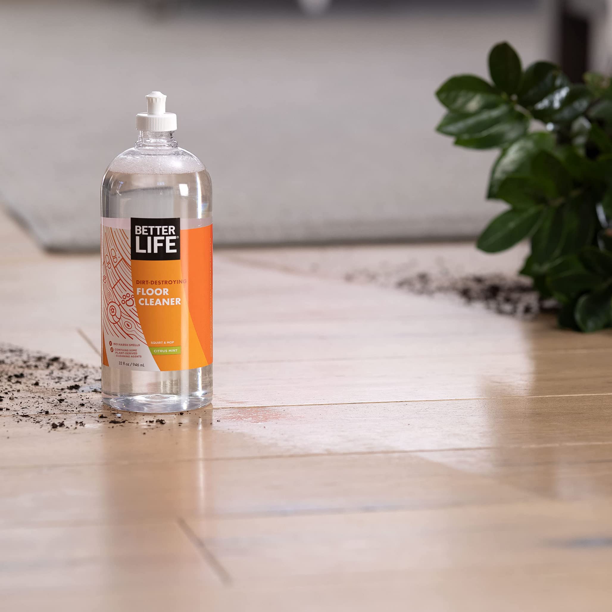 Better Life Naturally Dirt-Destroying Floor Cleaner, Citrus Mint, 32 Fl Oz (Pack of 2)