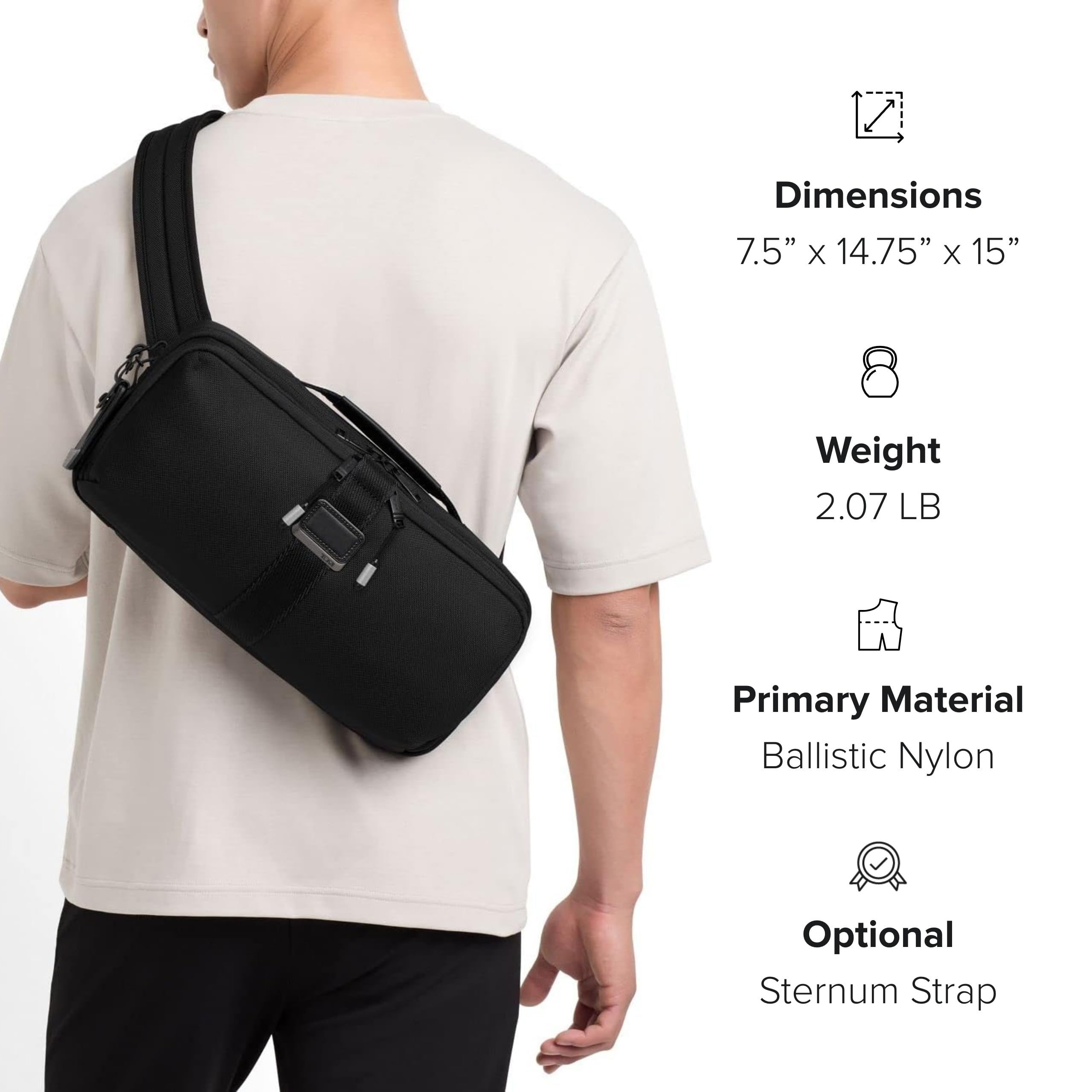 TUMI - Alpha Bravo Esports Pro Sling Pack - Black