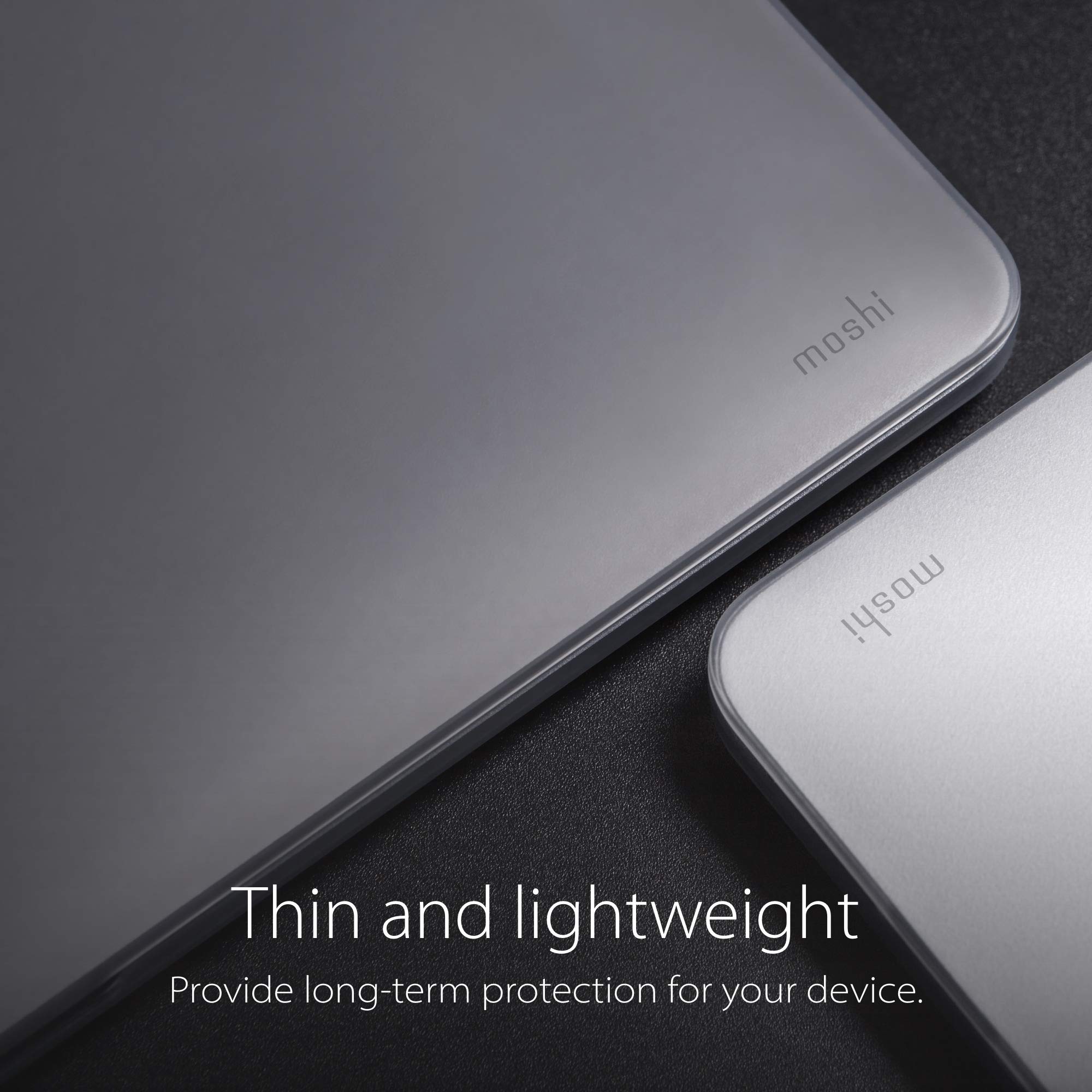 Moshi iGlaze Hardshell Case for MacBook Air 13" 2020-2018 (Thunderbolt 3/USB-C), MacBook Cover, Scratch Protection, Easy Installation and Removal, Good Heat Dissipation, Stealth Clear