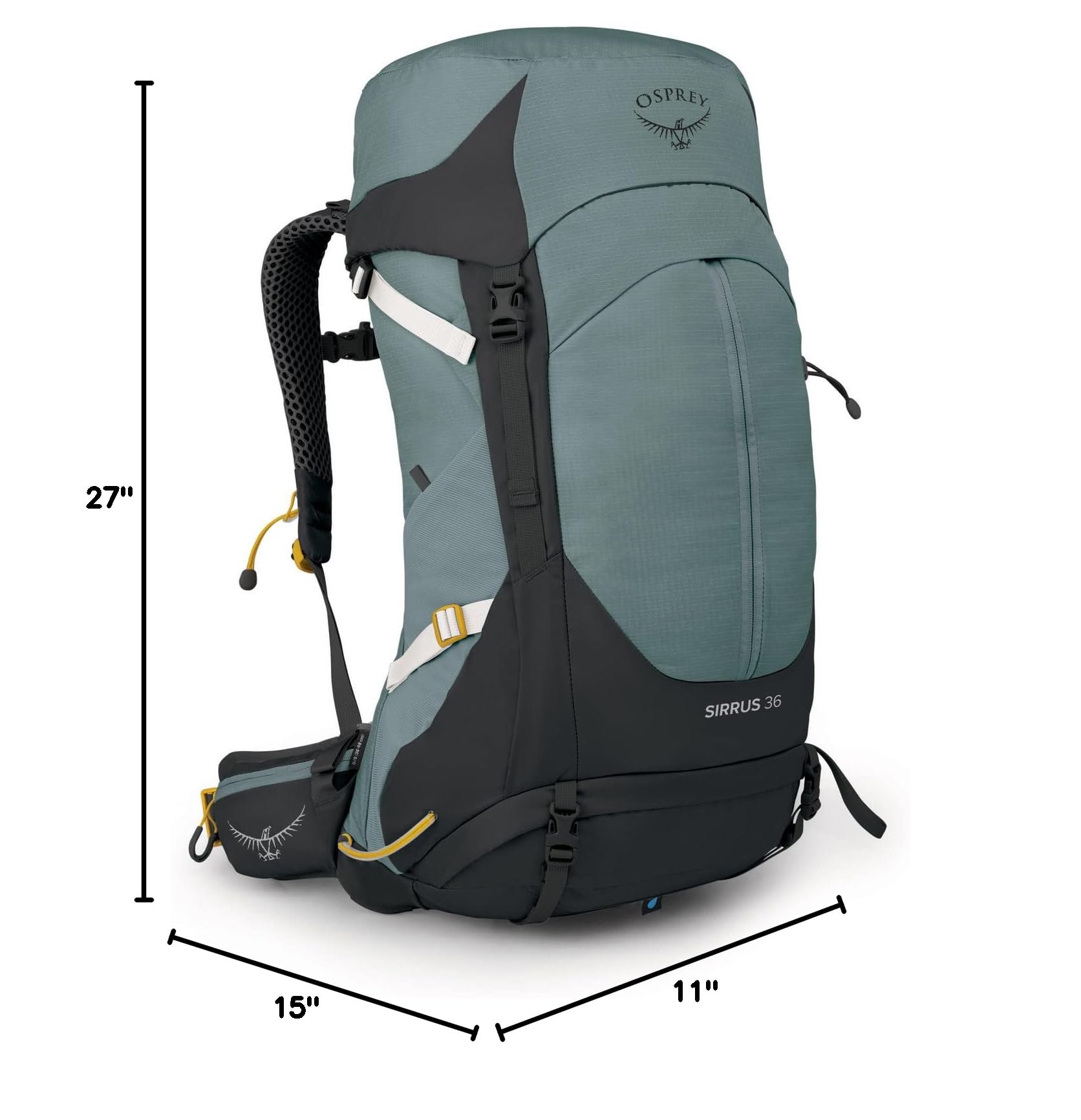 Osprey Sirrus 36 Women's Hiking Backpack, Succulent Green