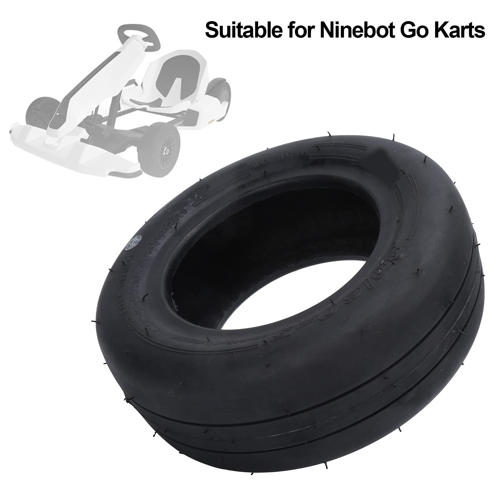 Vacuum Tire, 80/60‑5 Vacuum Tubeless Tire Tyre Fit for Ninebot Electric Scooter Go Karts ATV Replacement Electric Car Scooter Supplies