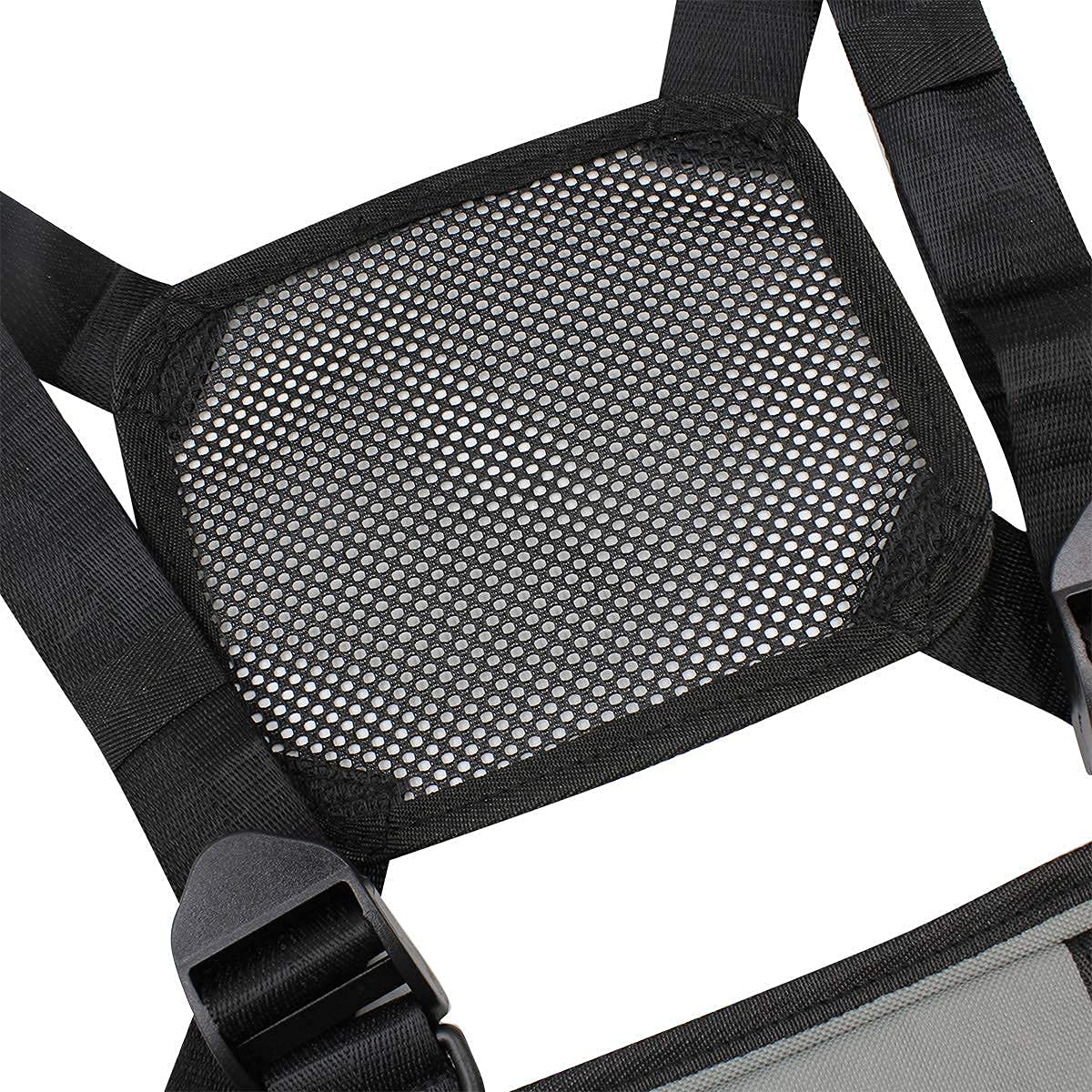 mosstyus Chest Front Bag Reflective Vest Radio Harness Adjustable Chest Rig Bag Pocket Pack Holster for Two Way Radio