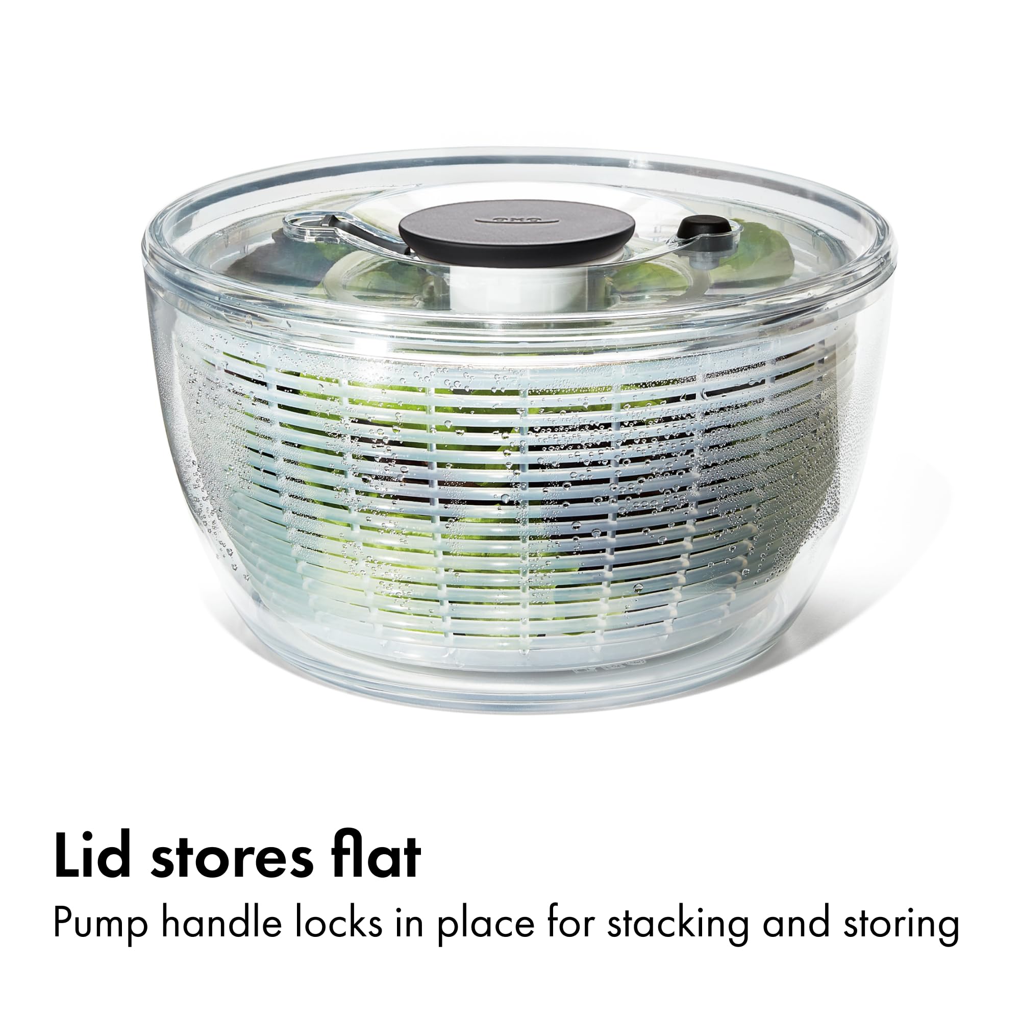 OXO Good Grips Large Salad Spinner - 6.22 Qt., White