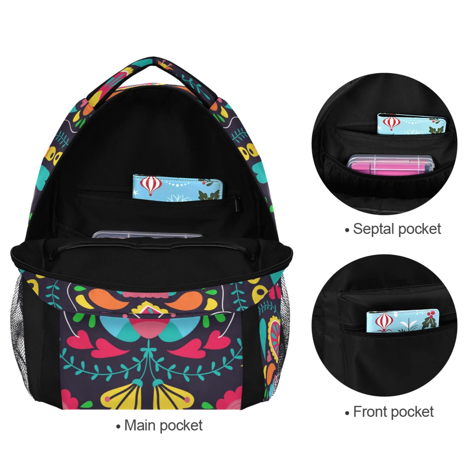 Eyanle Heart Backpack for School Cute Bookbag for Girls Boys Teens Kids Casual Elementary School Travel