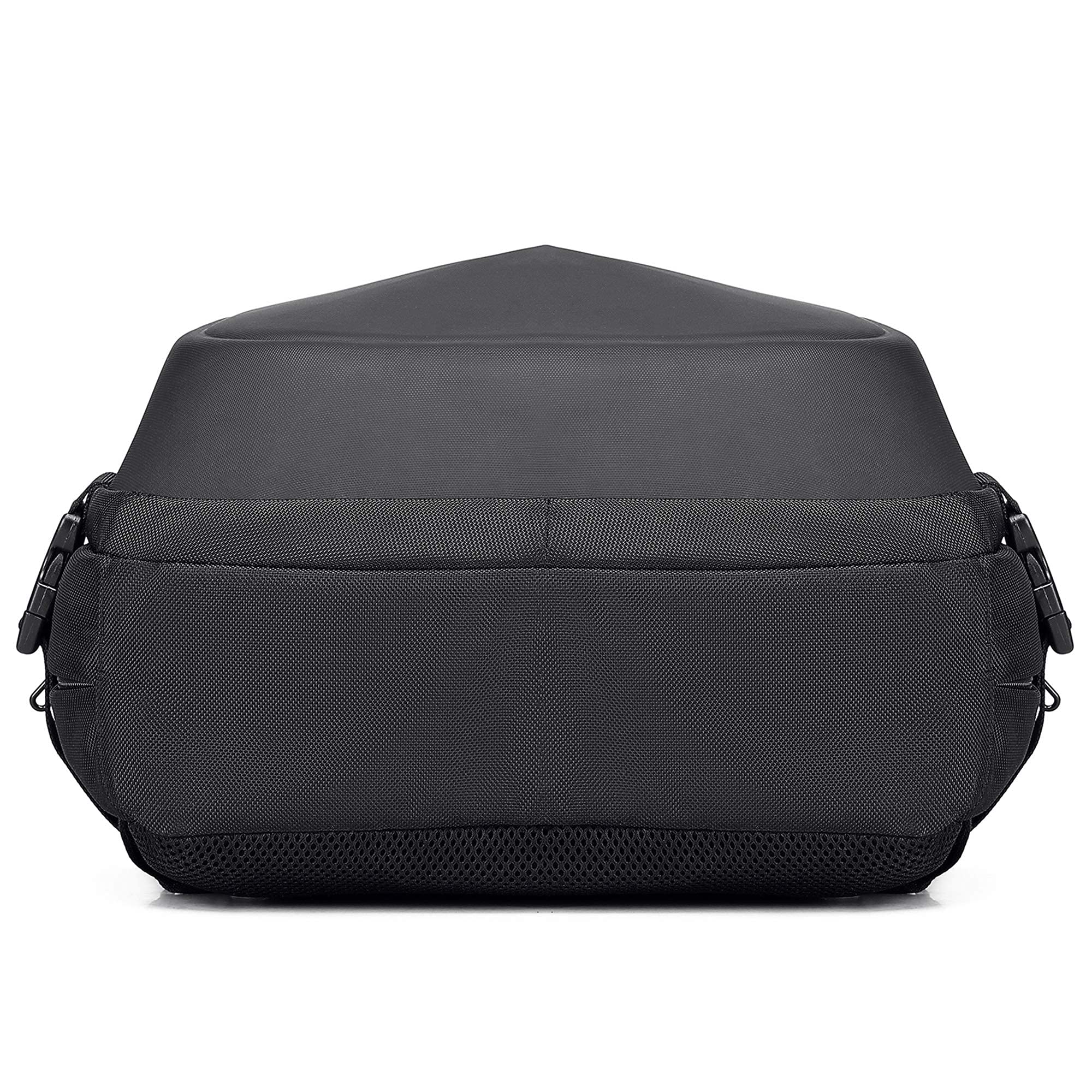 Hard Turtle Shell Motorcycle Backpack Men- Black Large Waterpfoof bagpacks For Racing,Riding,Gaming Hard Laptop bookbags 17 inch With USB Charging Port
