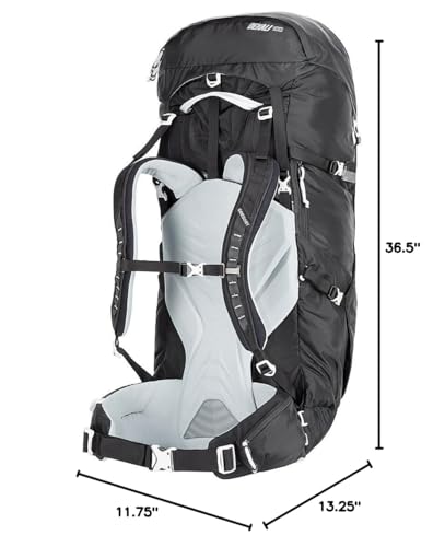 Gregory Mountain Products Denali 100 Liter Alpine Backpack , Basalt Black, Medium