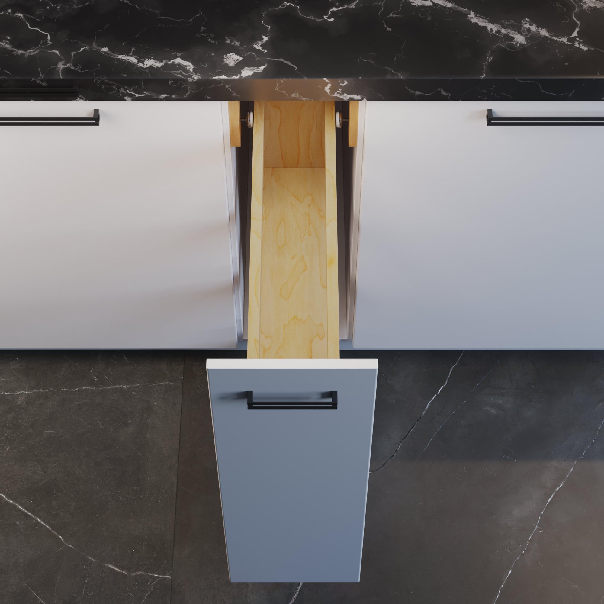 Dowell 5" Base Pullout Organizer with Adjustable Shelves(4004 0524)
