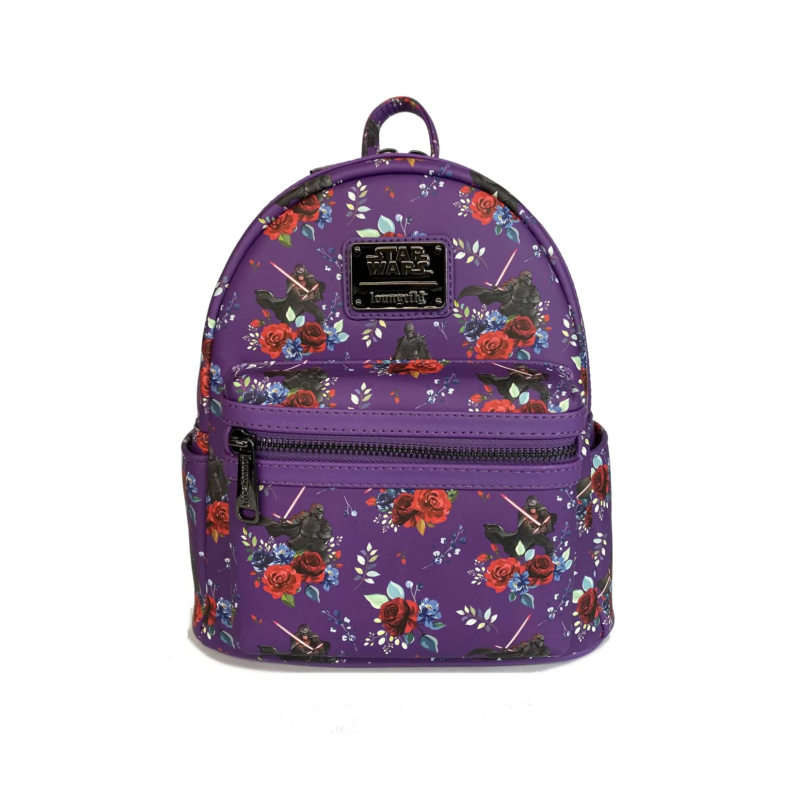 Loungefly Star Wars Floral Kylo Ren AOP Mini Backpack - Blue Culture Tees Exclusive