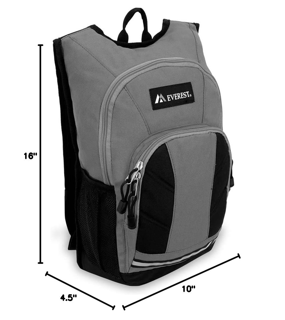 Everest Mini Hiking Pack, Dark Gray/Black, One Size