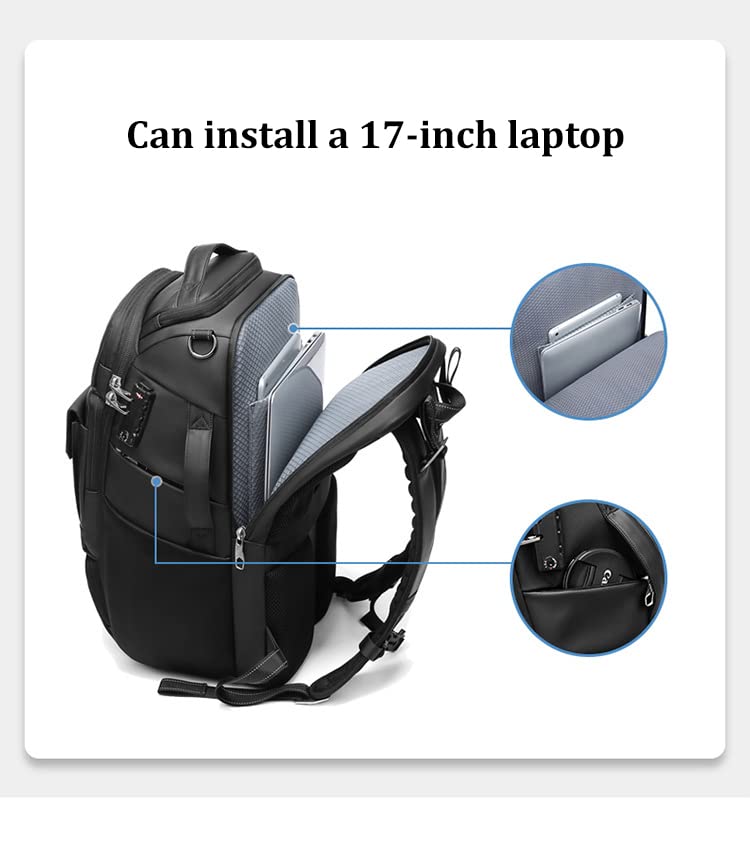 Men travel Professional camera backpack With tripod bracket, Detachable into a Anti-theft travel 17 inch Laptop Backpack, 40L outdoors business backpack,Applicable to digital SLR camera