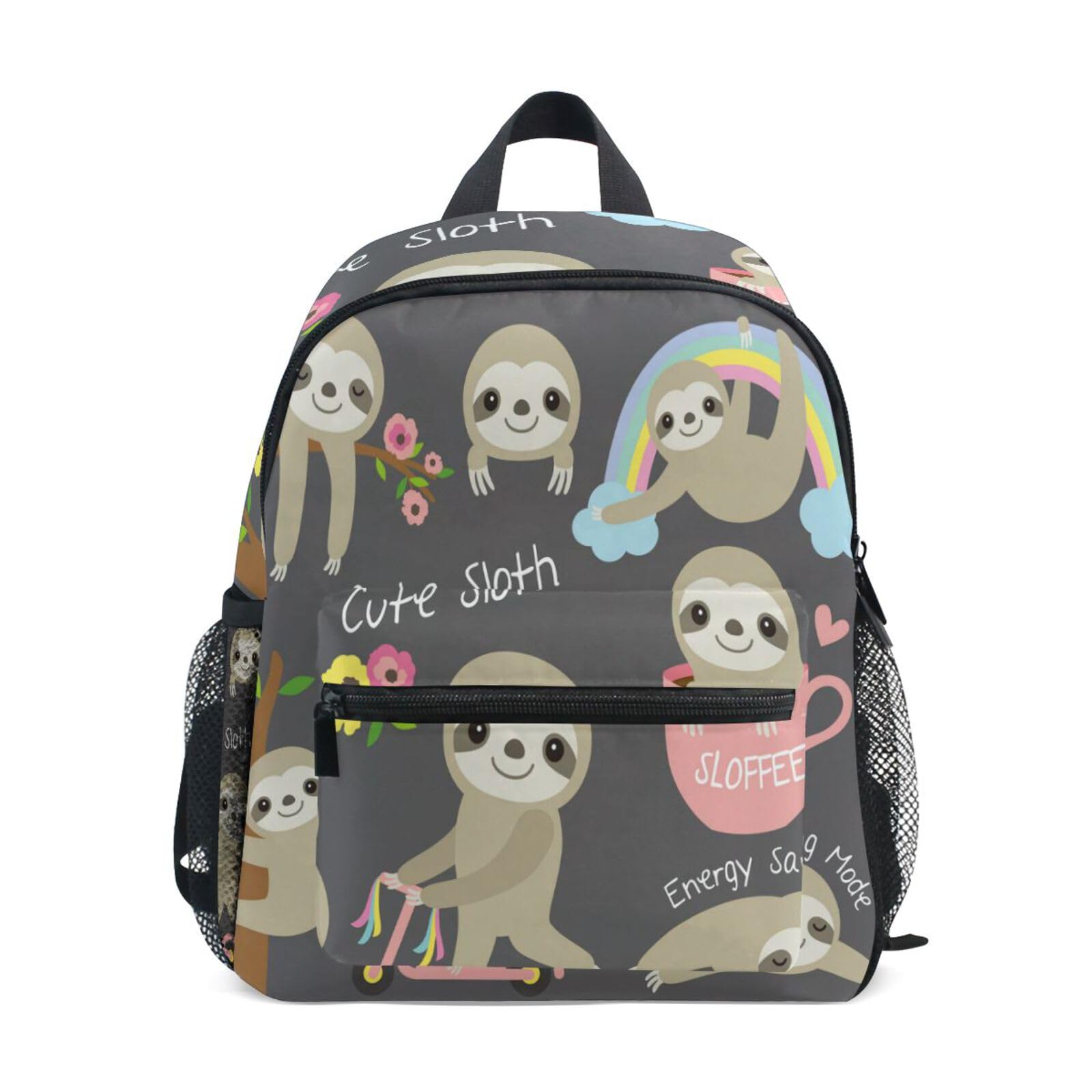 OREZI Baby Sloth Kids Backpack,Cute Toddler Schoolbag Preschool Bag Travel Bacpack for Little Boy Girl