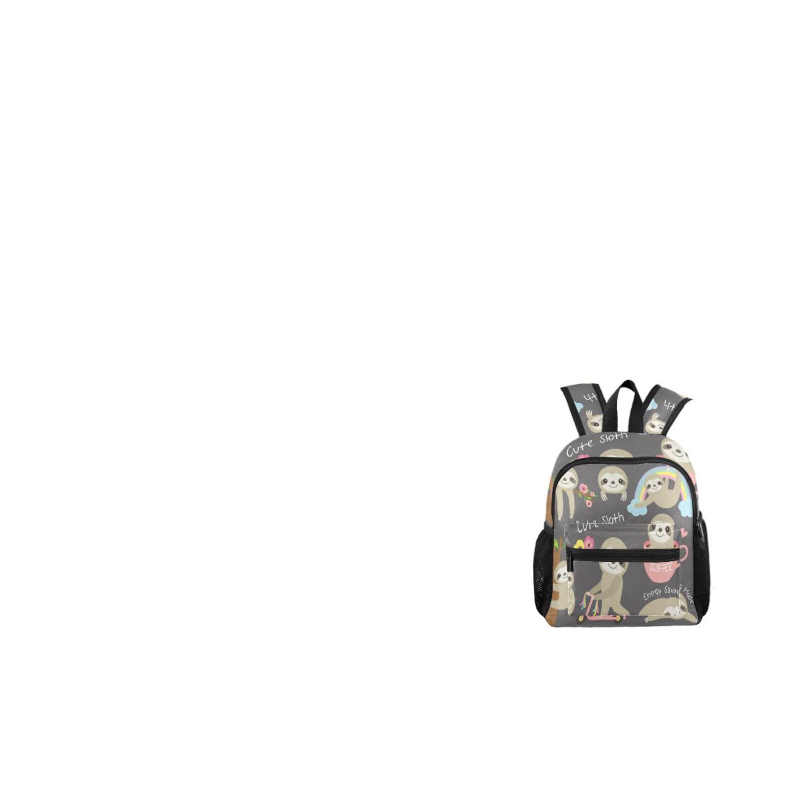 OREZI Baby Sloth Kids Backpack,Cute Toddler Schoolbag Preschool Bag Travel Bacpack for Little Boy Girl