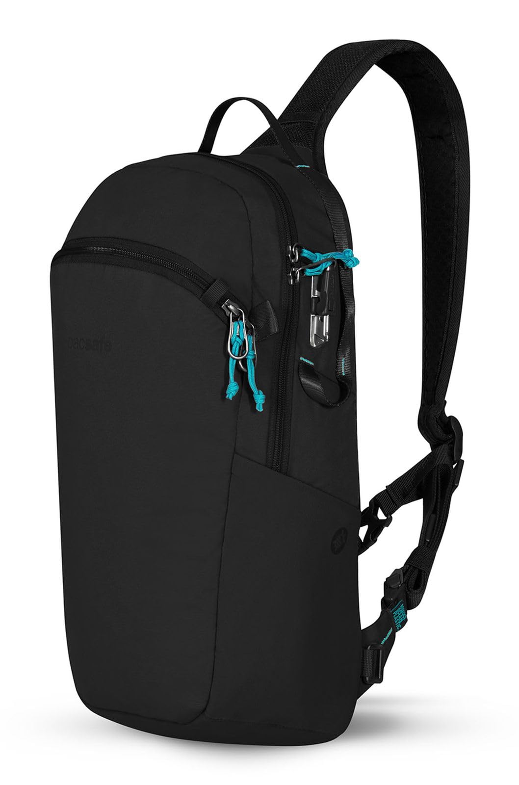 Pacsafe ECO 12L Anti Theft Sling Backpack, ECONYL Black
