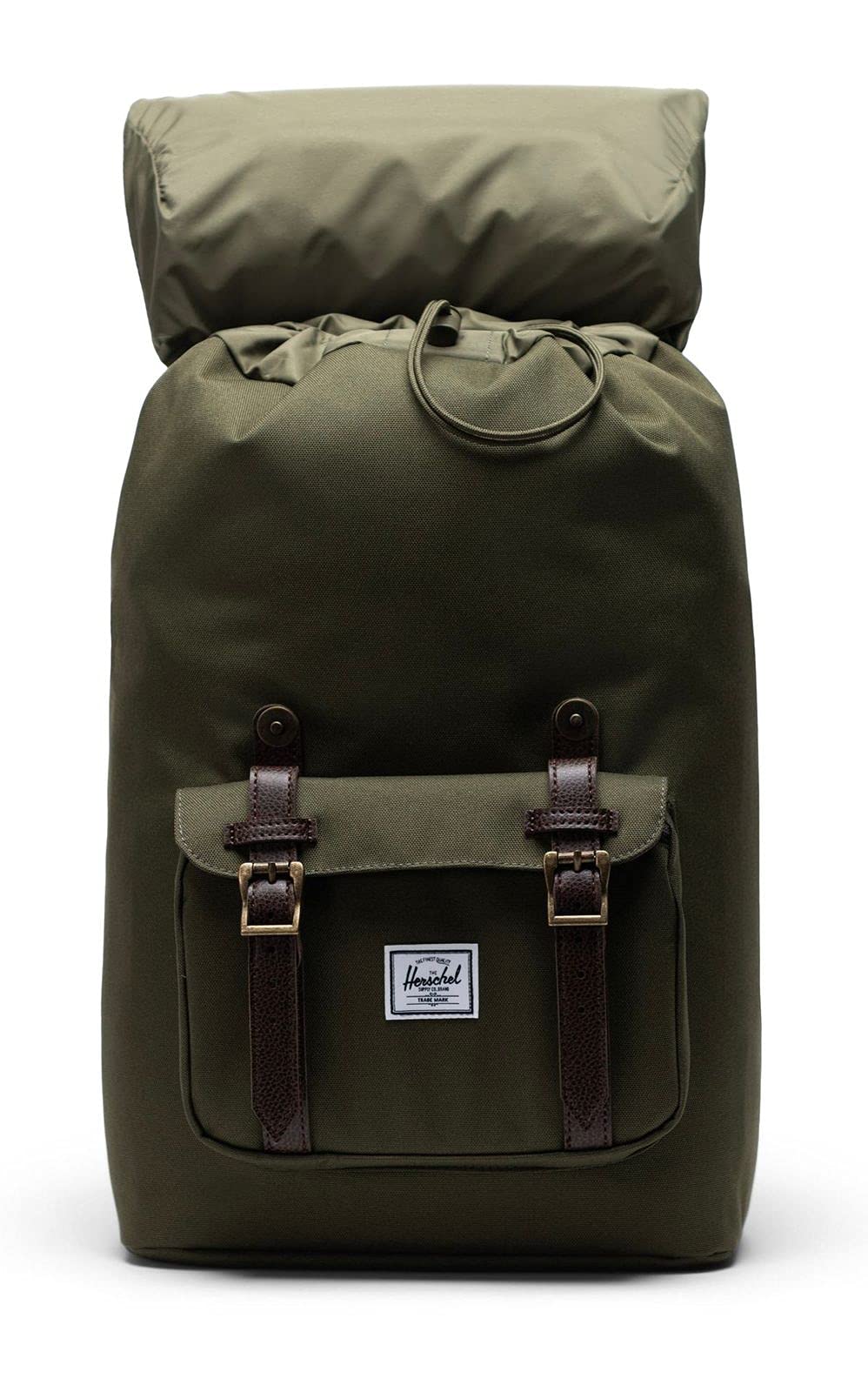 Herschel Supply Co. Little America Mid-Volume Ivy Green/Chicory Coffee 1 One Size