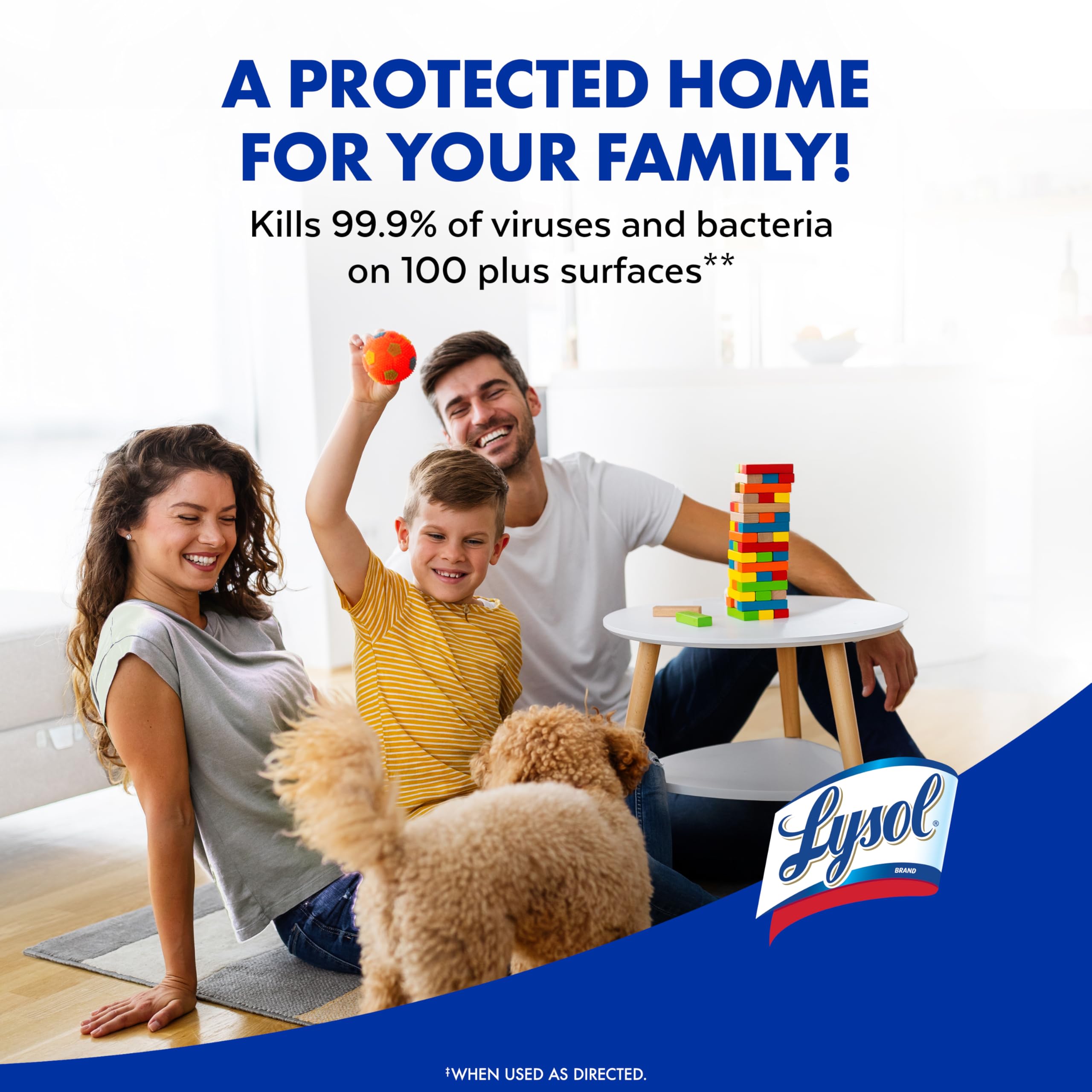 Lysol Disinfectant Spray, Sanitizing and Antibacterial Spray, For Disinfecting and Deodorizing, Crisp Linen, 19 Fl. Oz (Pack of 2)