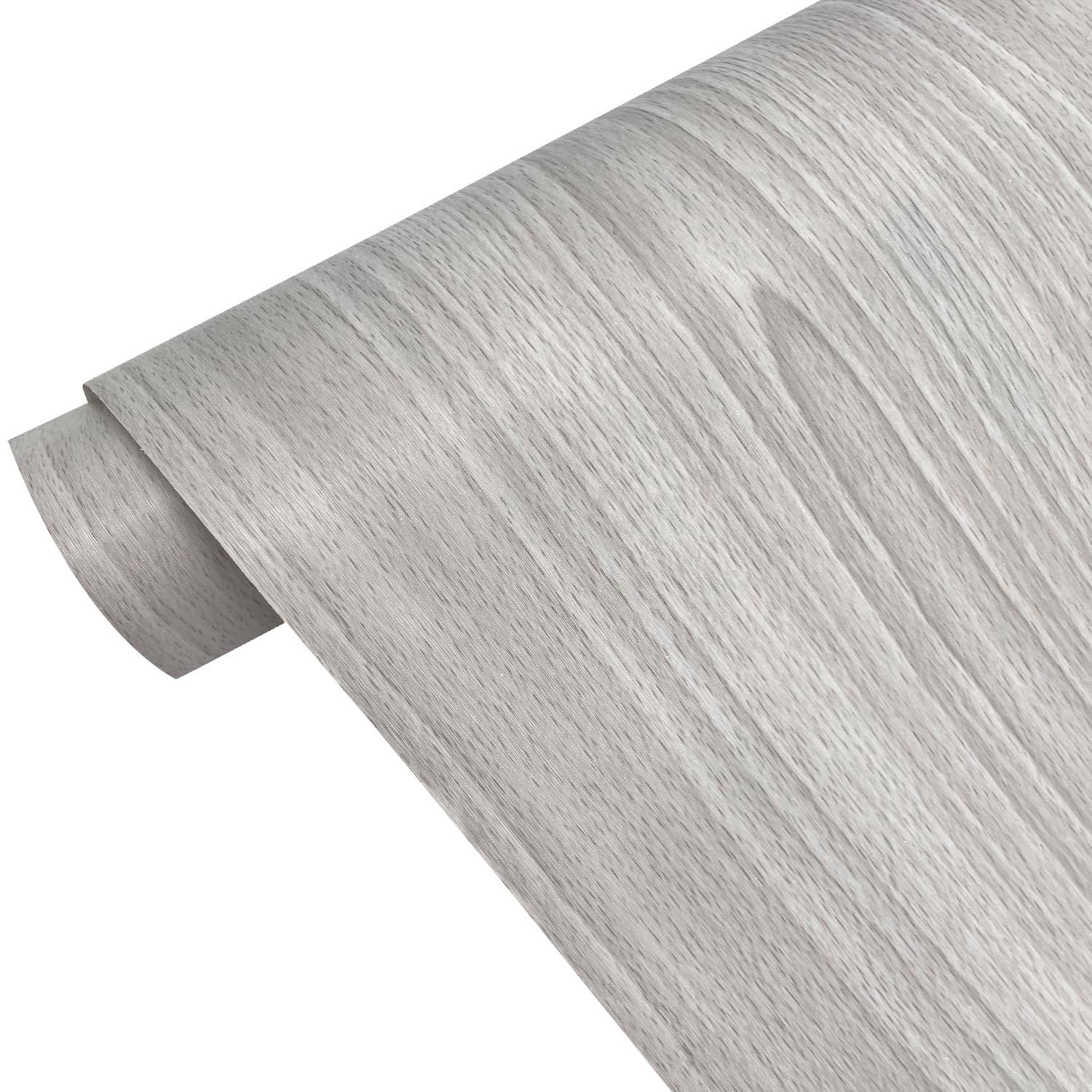LovingWay Light Grey Wood Grain Shelf and Drawer Liner 17.7x177 Inch Self-Adheive PVC Home Shop Furnitures Decor Sticker Easy Install