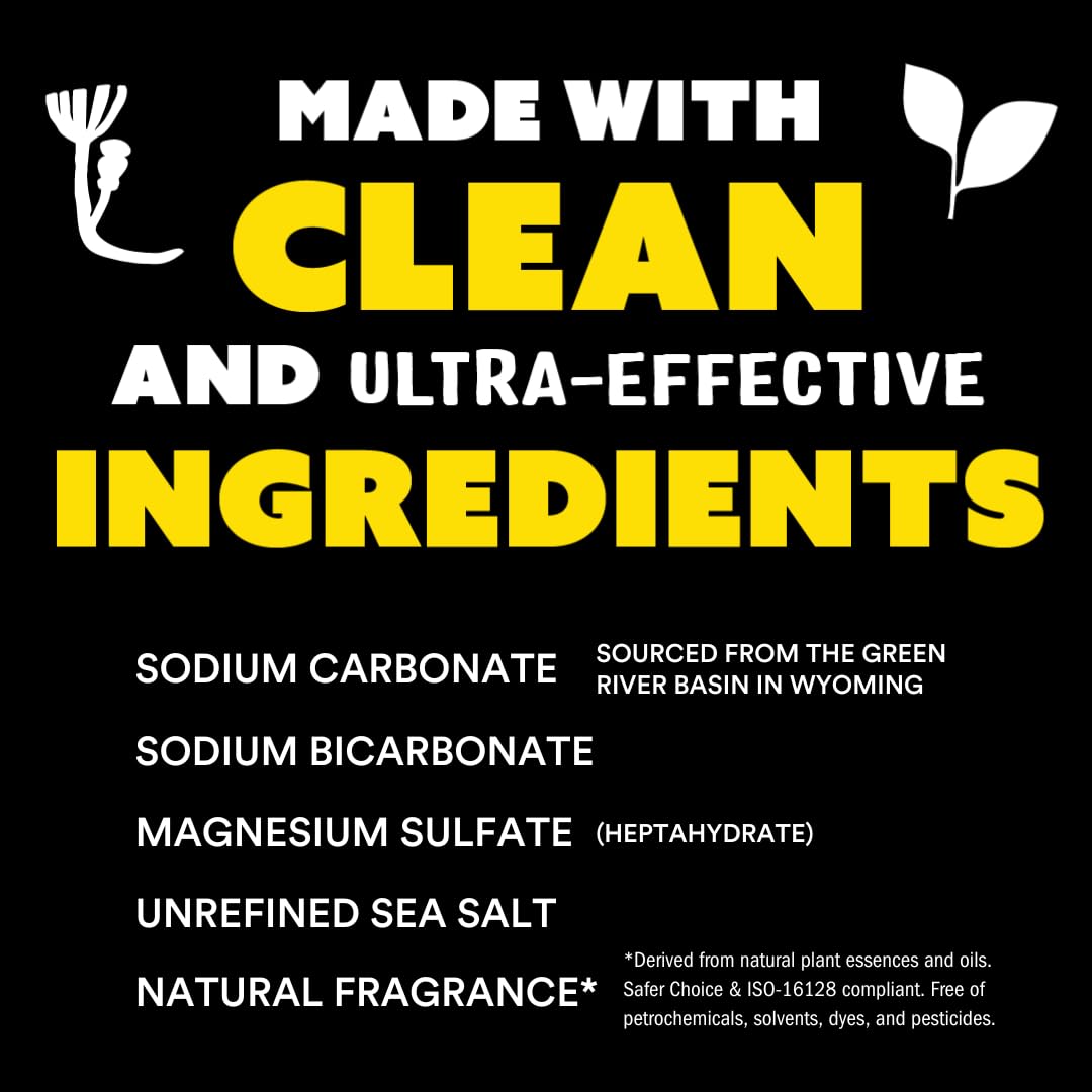 Molly's Suds Original Laundry Detergent Powder | Natural Laundry Detergent for Sensitive Skin | Earth-Derived Ingredients, Stain Fighting | 120 Loads
