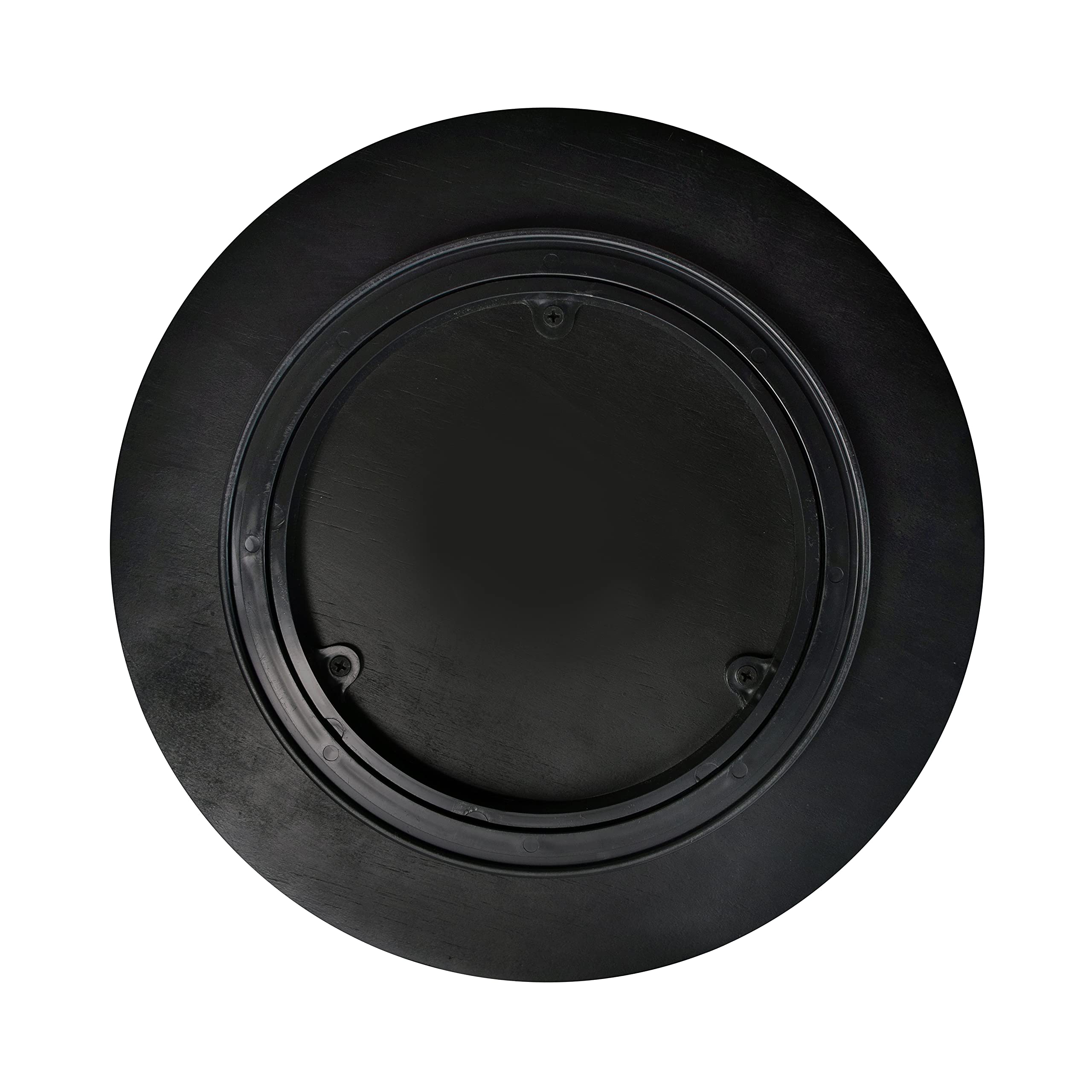 HOME BREEZES Mountain Wood Lazy Susan Wooden Turntable-14 inches Diameter-Table Top Rotating Serving Tray. Round Tray for Dinning Room, Living Room, Kitchen.