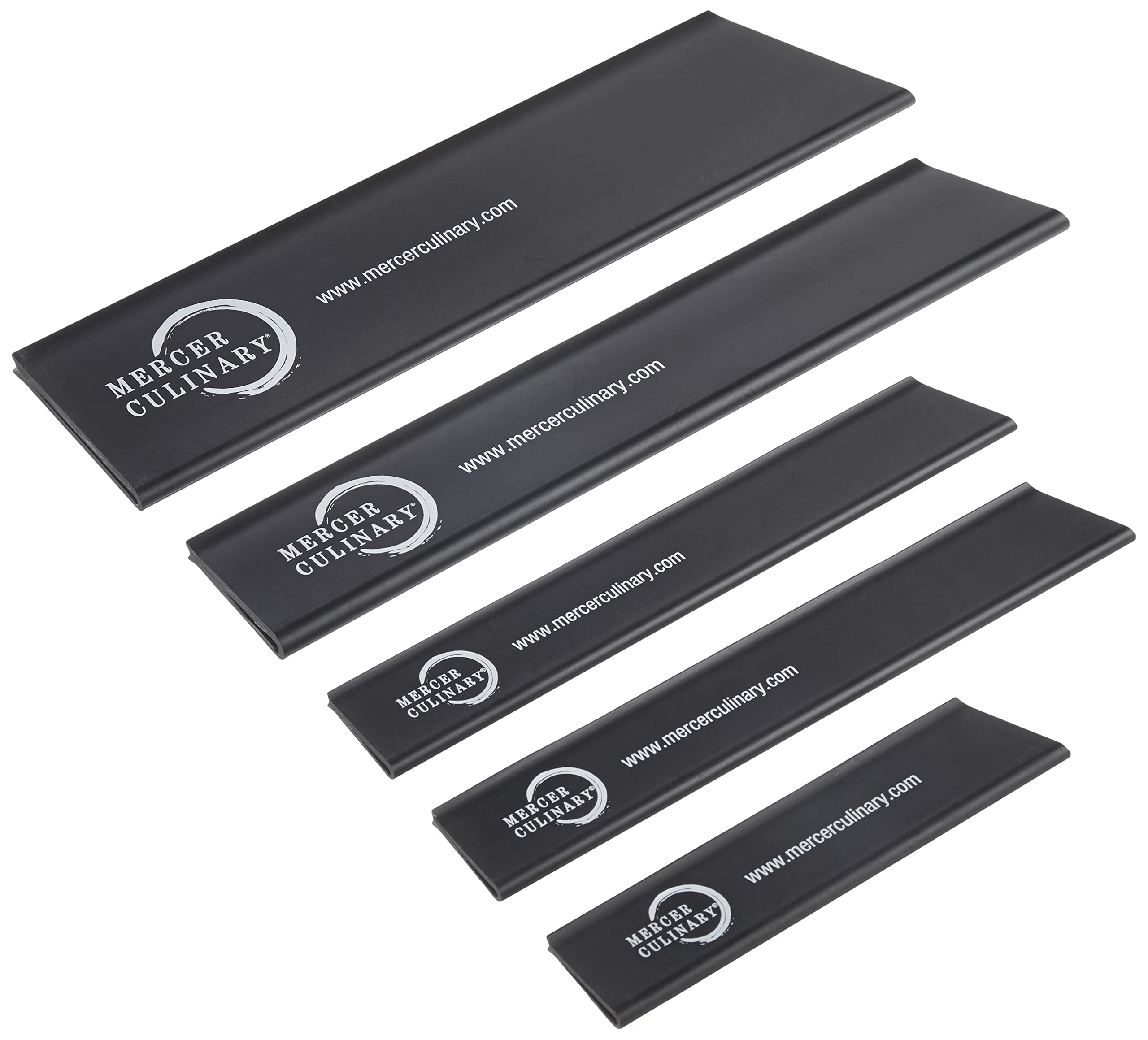 Mercer Cutlery 5-Piece Knife Guard Set, Multiple Sizes, Black