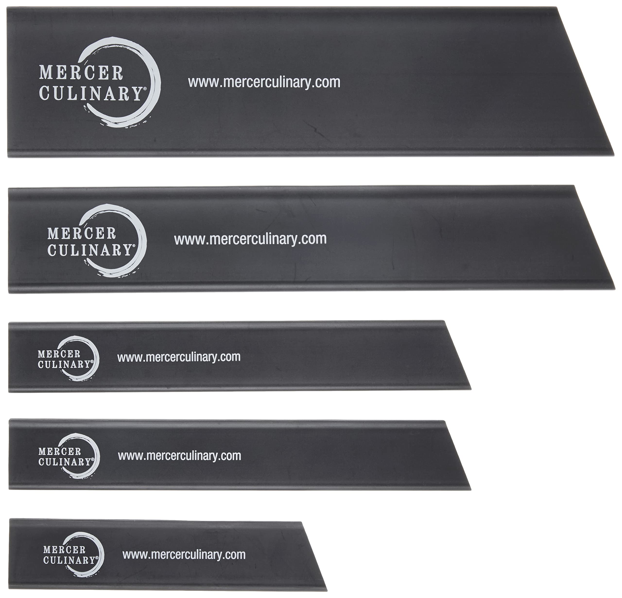 Mercer Cutlery 5-Piece Knife Guard Set, Multiple Sizes, Black