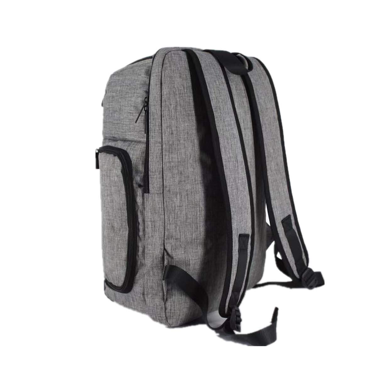 TLZC 30L Reusable Lunch Bag, Double Compartment Insulated Backpack for Lunch Dinner Picnic, 1 Compartment for 18 Inch Laptop, 1 Side Pocket for Bottle Backpack