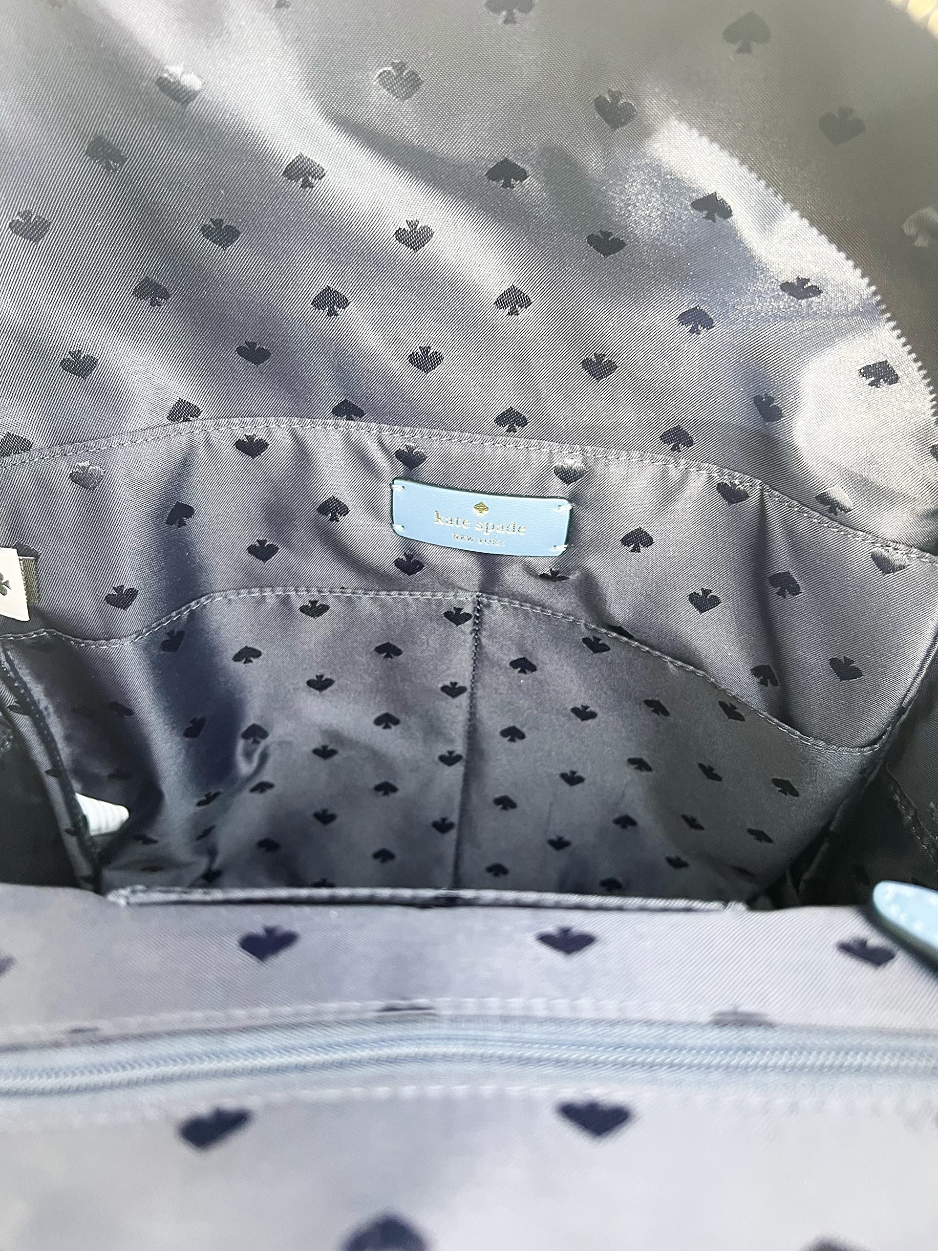 Kate Spade Chelsea Little Better Nylon Large Backpack Shipyard Blue School Bag