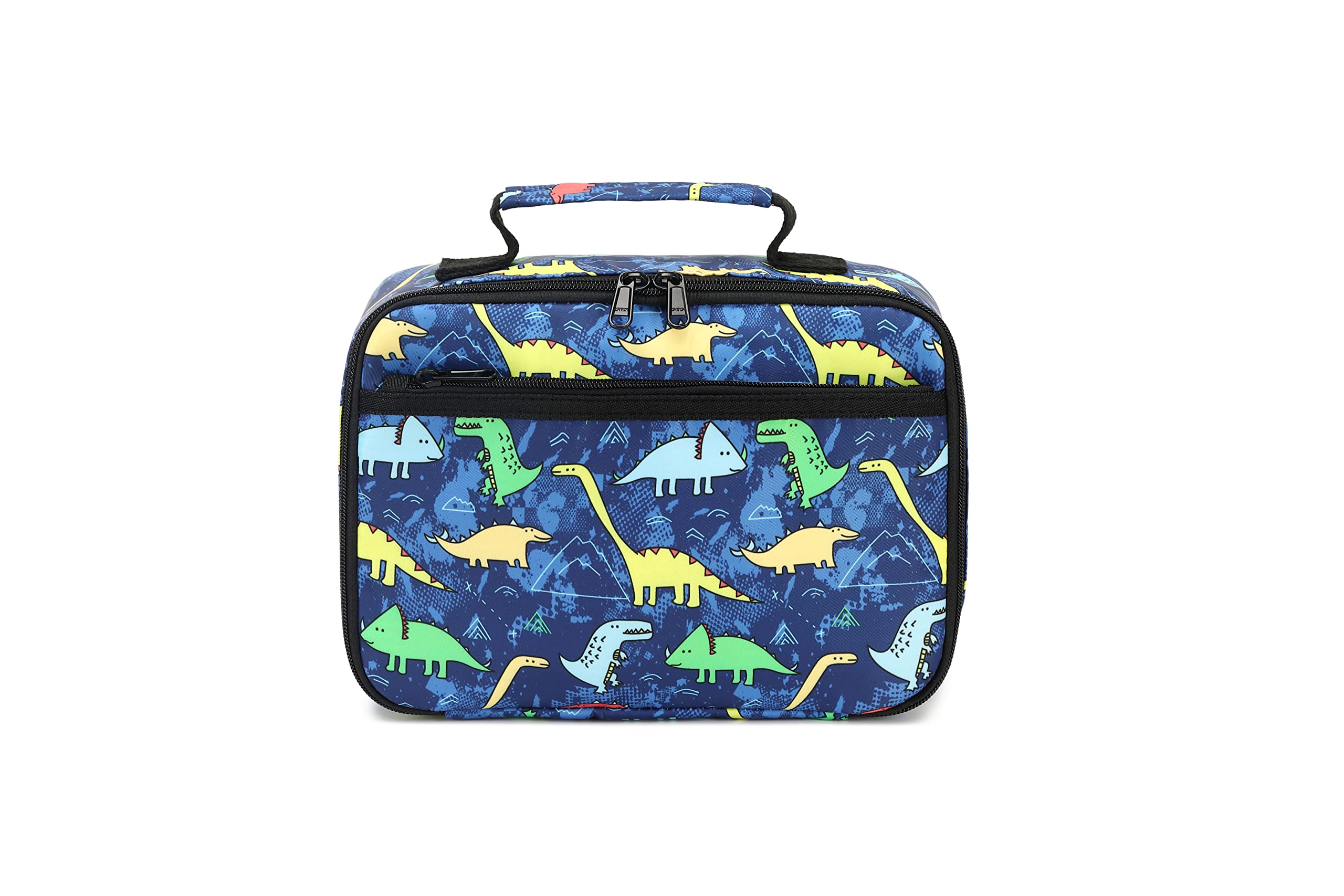 CAMTOP Backpack for Kids Boys School Backpack with Lunch Box for Preschool Kindergarten BookBag Set(Dinosaur-Graffiti Blue