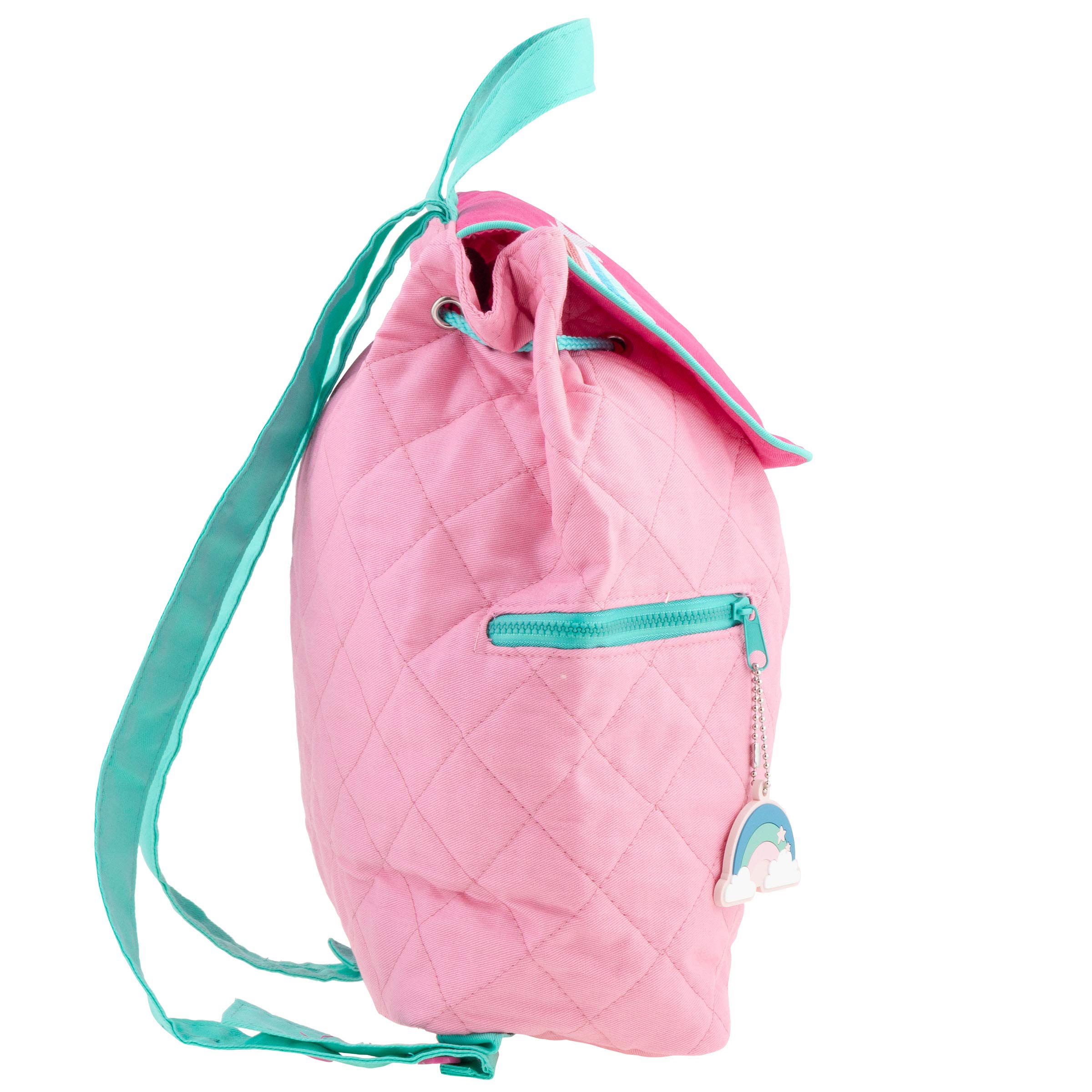 Stephen Joseph Girls Quilted Unicorn Backpack and Lunch Box for Kids