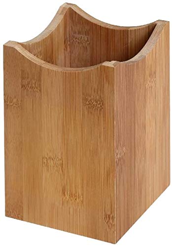YBM HOME Bamboo Utensil Holder for Kitchen Cooking Tools, Cutlery, and Silverware 331