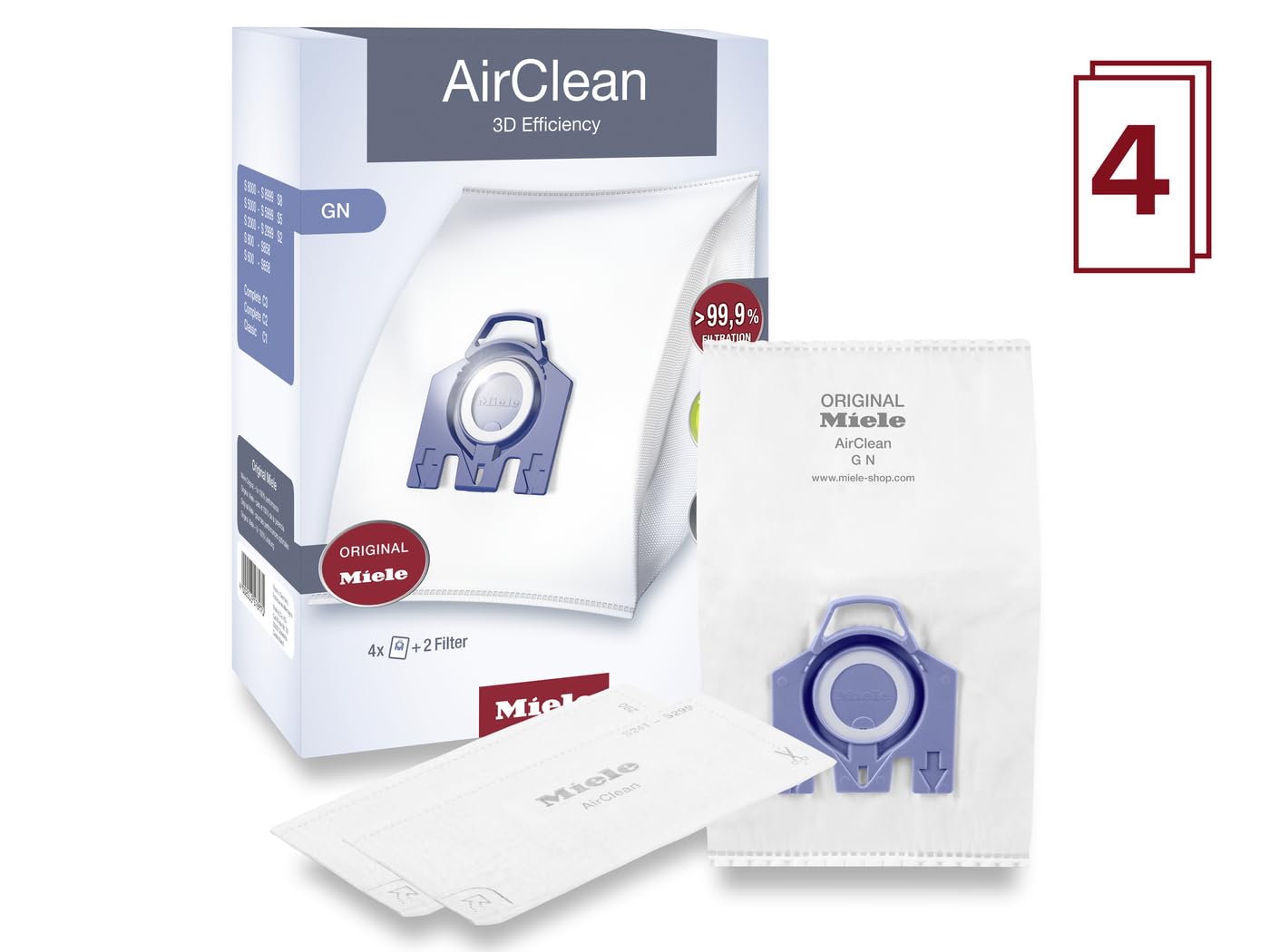 Miele AirClean 3D GN Vacuum Cleaner Bags