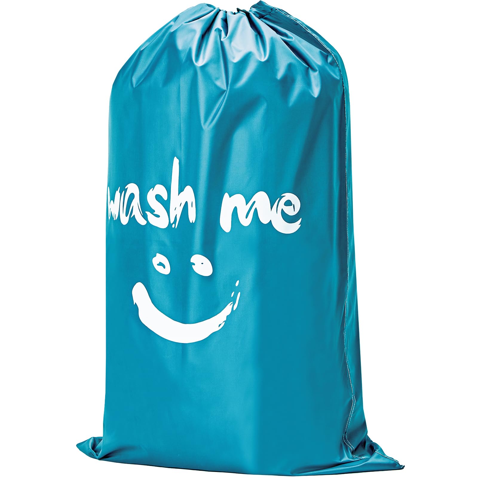HOMEST 2 Pack XL Wash Me Travel Laundry Bag, Machine Washable Dirty Clothes Organizer, Large Enough to Hold 4 Loads of Laundry, Easy Fit a Laundry Hamper or Basket