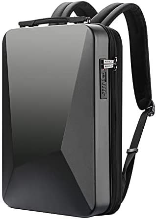 BOPAI Hard Shell Tsa Laptop Backpack for Men Gaming Backpack for 17.3 inch Anti Theft Expansion Backpack Light Slim Black Usb Waterproof 15.6 Rucksack