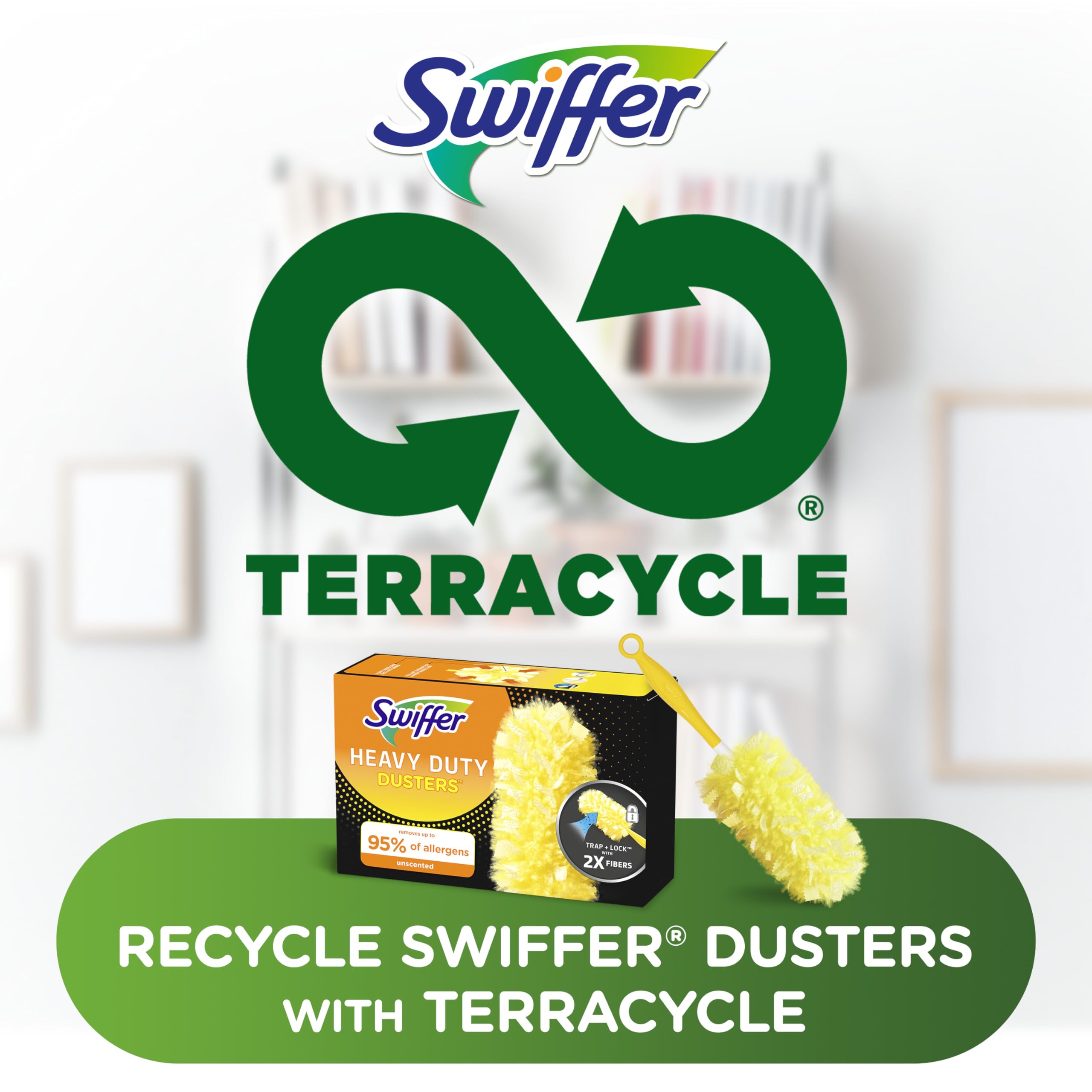 Swiffer Heavy Duty Refills, Ceiling Fan Duster, 11 Count