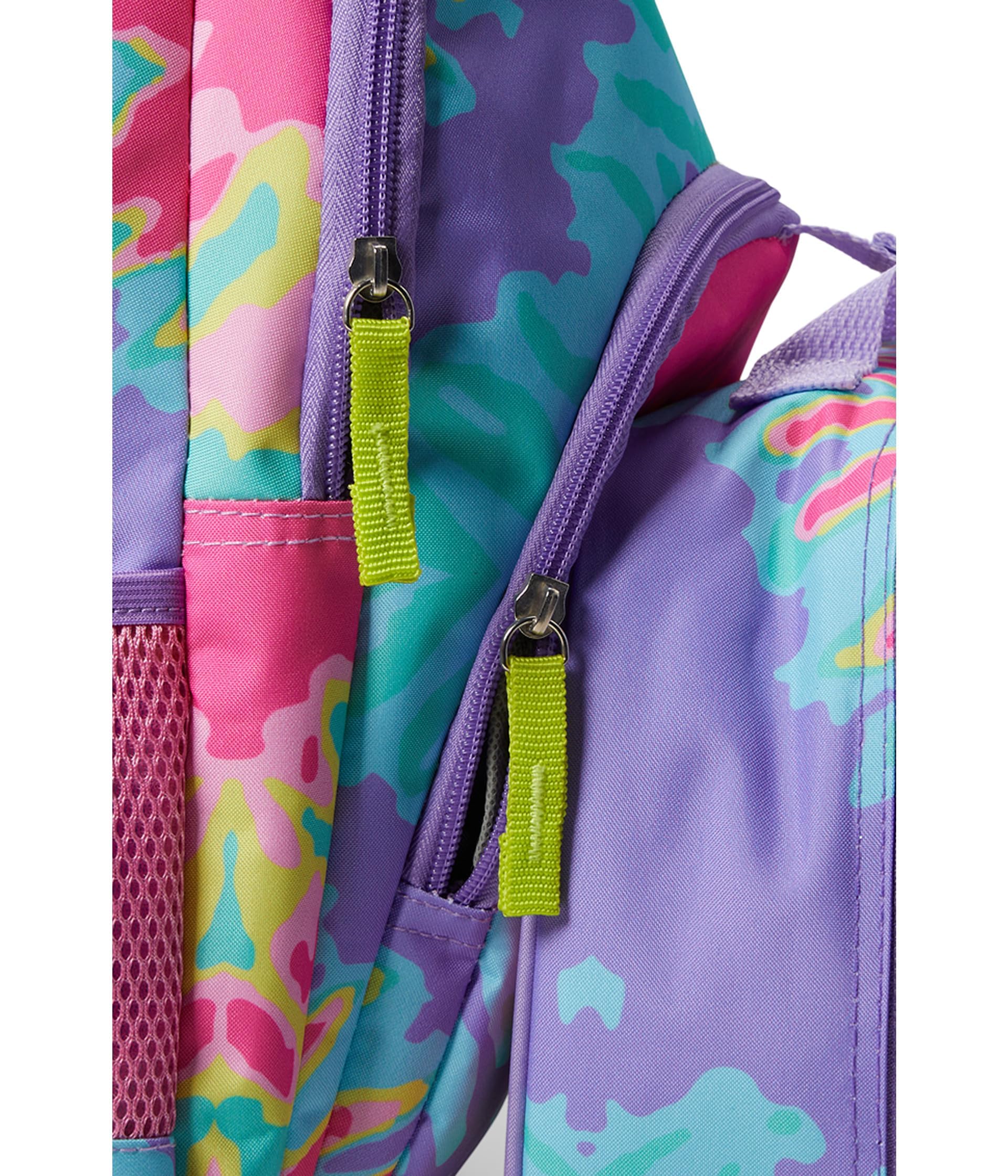 Western Chief Multi Compartment Backpack Bundle with Lunch Box and Pencil Pouch for Boys and Girls, Tie Dye, Medium