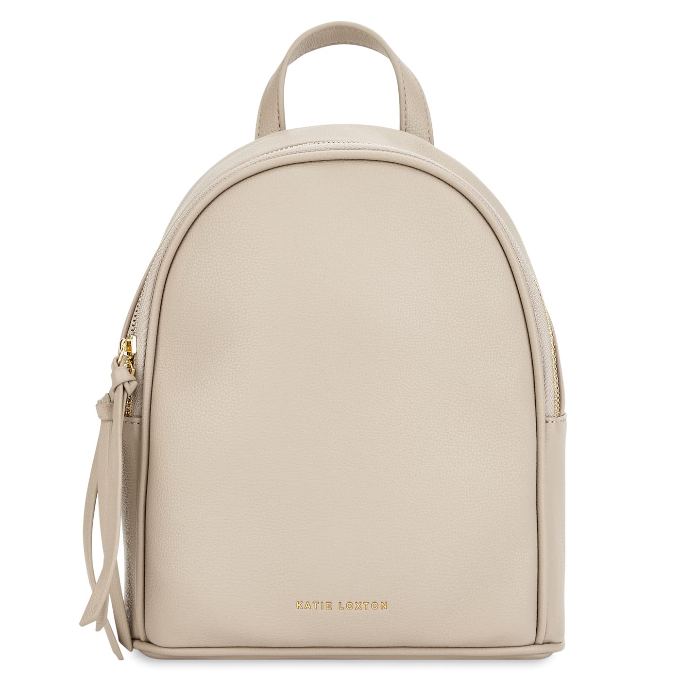 KATIE LOXTON Isla Womens Medium Zippered Top Handle Backpack Taupe