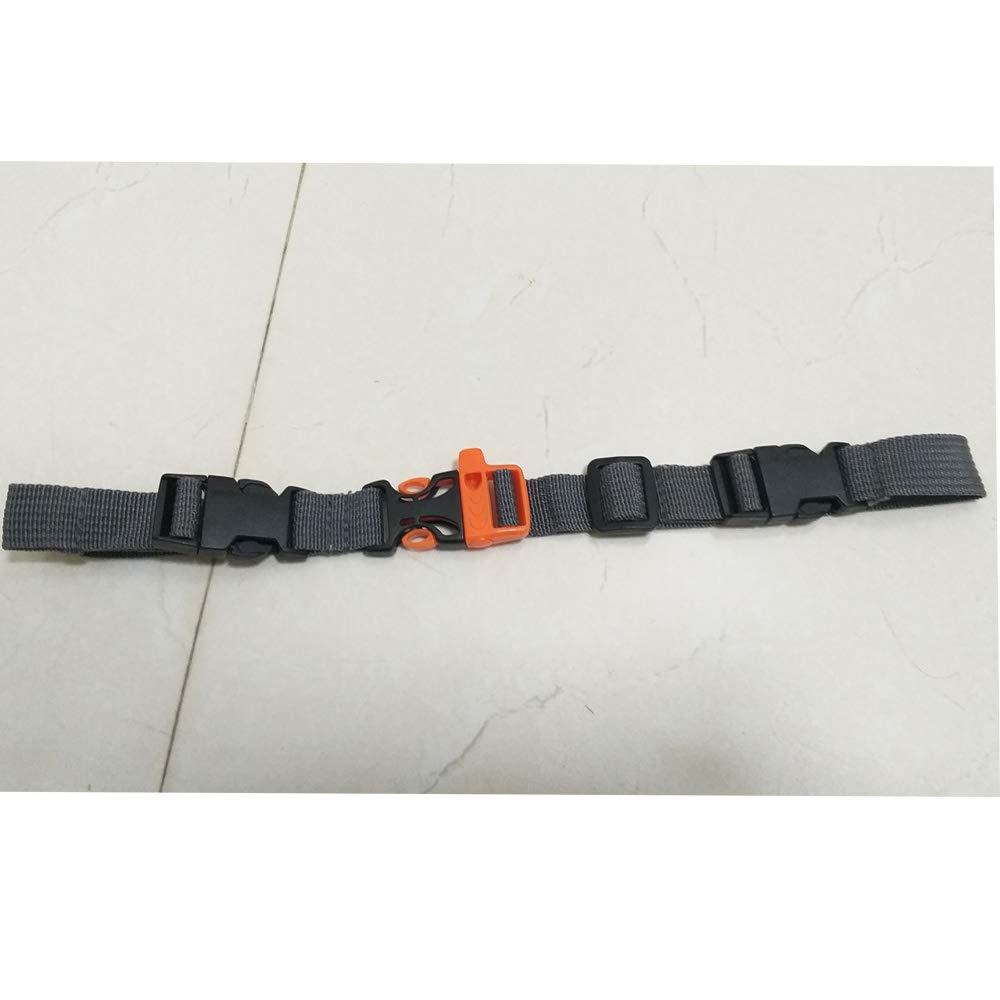HDHYK Backpack Chest Strap- Nylon - Adjustable Universal (Wolf Grey)