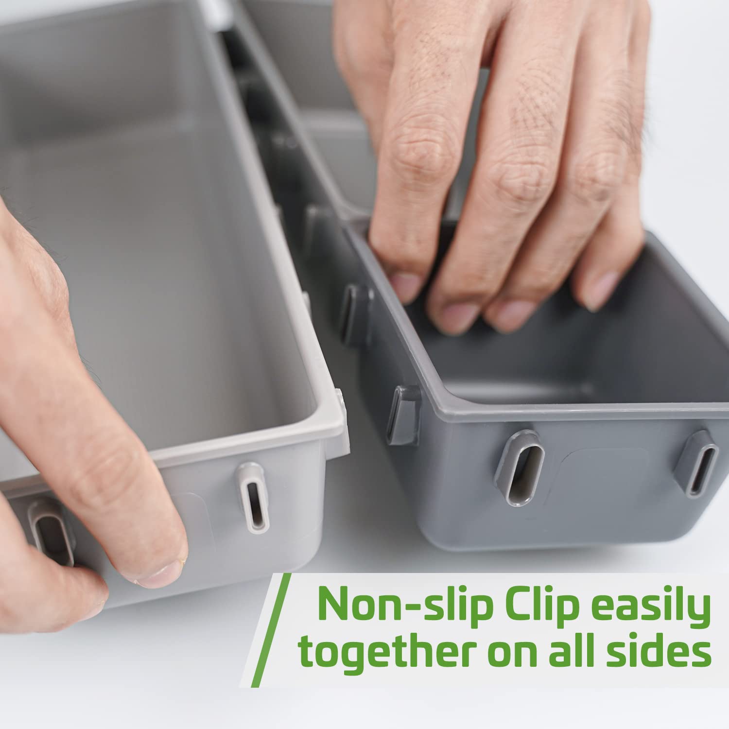 OFFSIR Utensil Organizer for Kitchen Drawers, Silverware Organizer, Cutlery Tray, Drawer Dividers Organizers and Storage -7 PCS