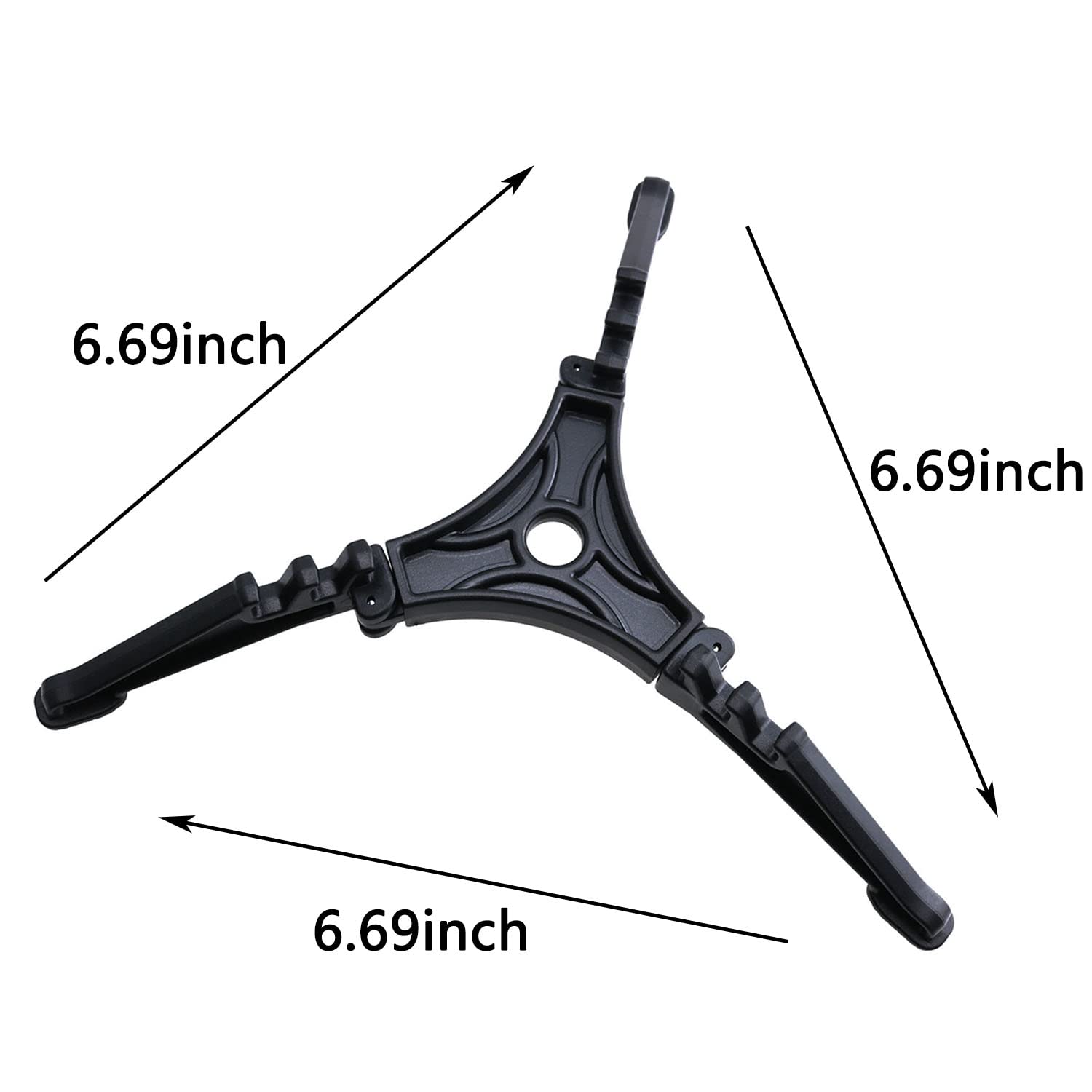 ZZHXSM Fuel Can Stabilizer for Camping Stoves Black Plastic Mini Foldable Canister Tripod Stand Base Bottle Shelf