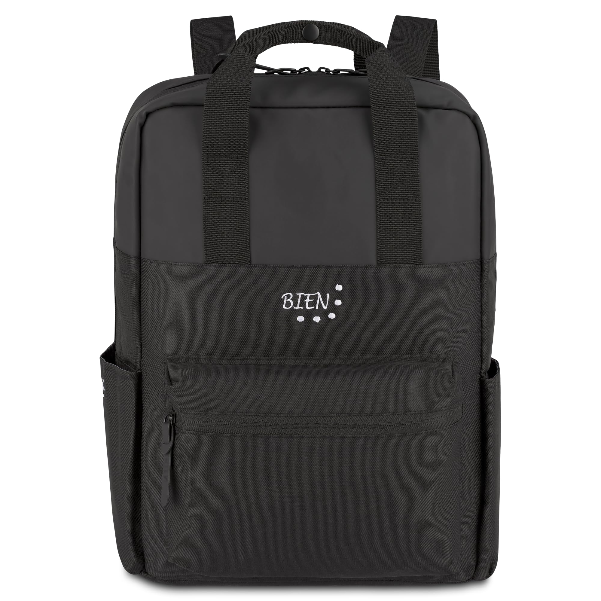 BIEN - Smart Backpack - Oslo backpack 19L-Vol. Laptop compartment water-resistant weight: 0.88 kg luggage strap security pocket water bottle compartment slim design (black)