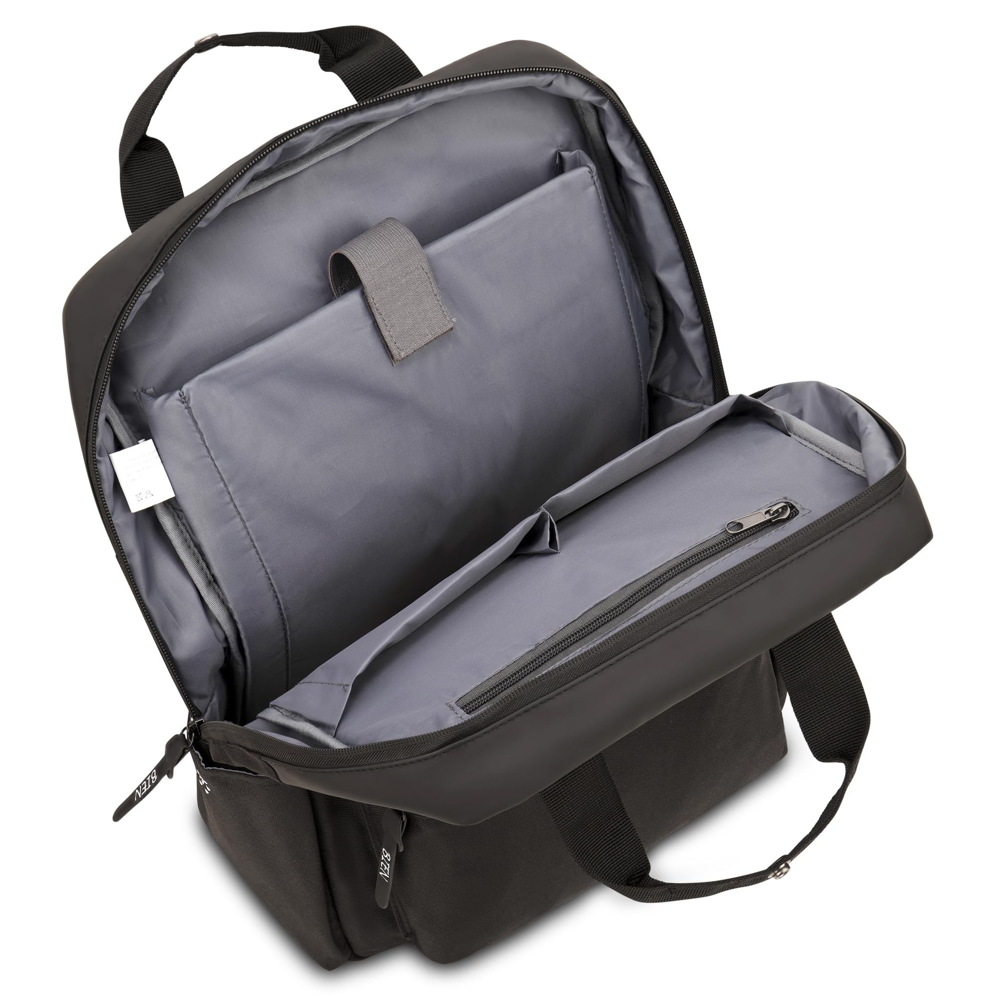 BIEN - Smart Backpack - Oslo backpack 19L-Vol. Laptop compartment water-resistant weight: 0.88 kg luggage strap security pocket water bottle compartment slim design (black)