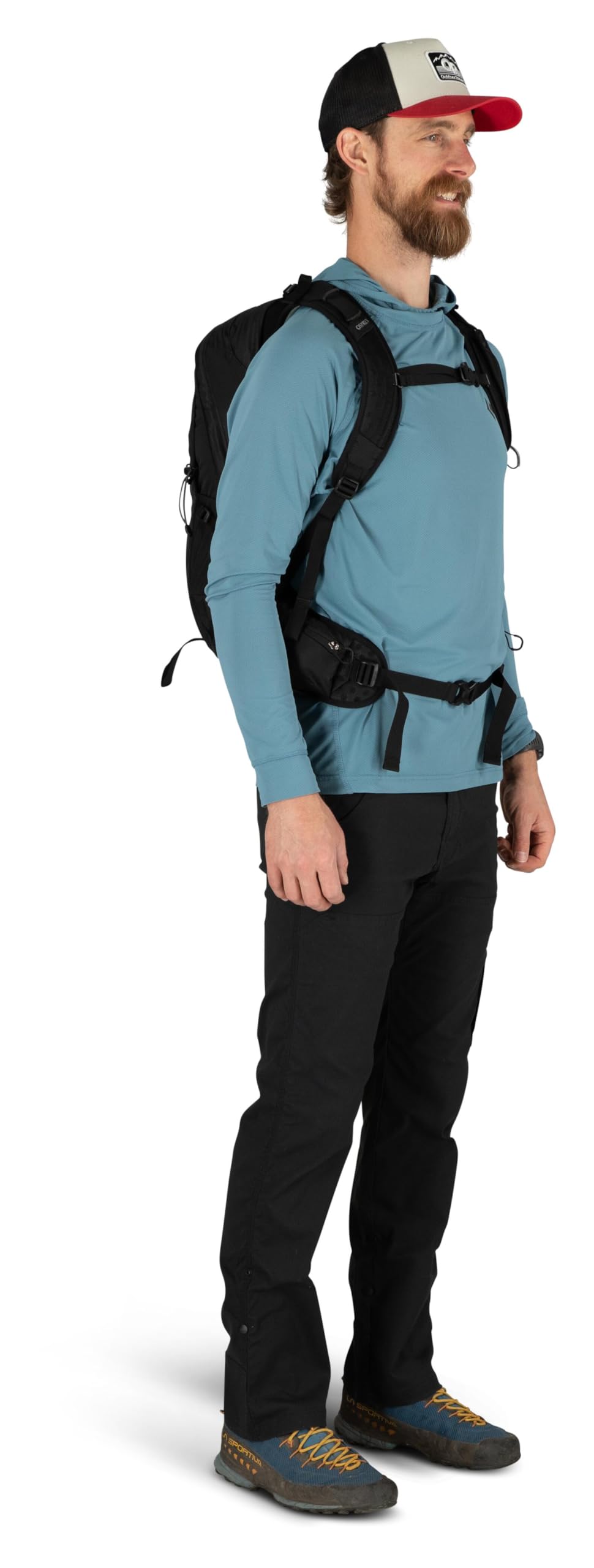 Osprey Talon 22 Men's Hiking Backpack , Stealth Black, Small/Medium